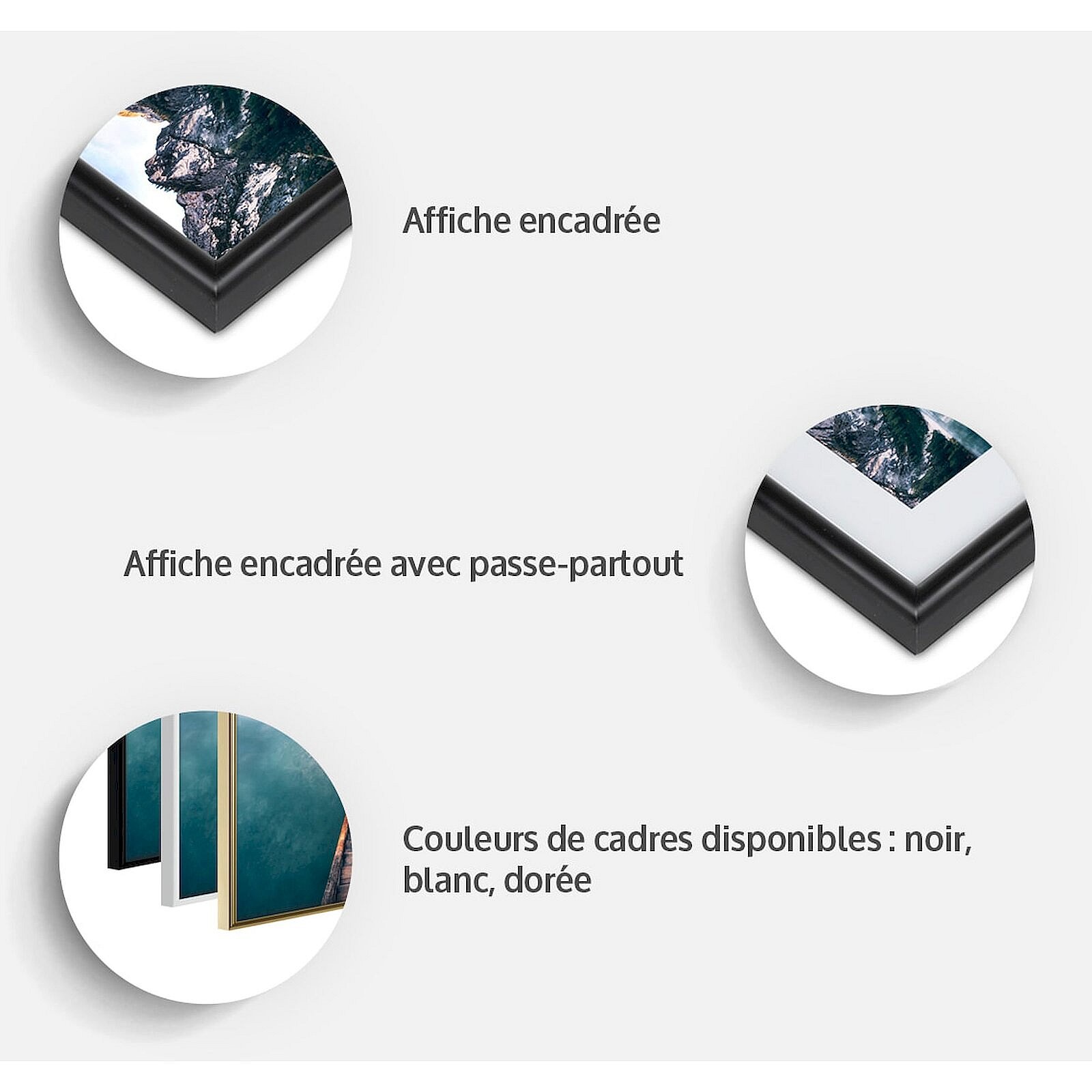 Tableau cadre Points d'intersection - 20 x 30 cm