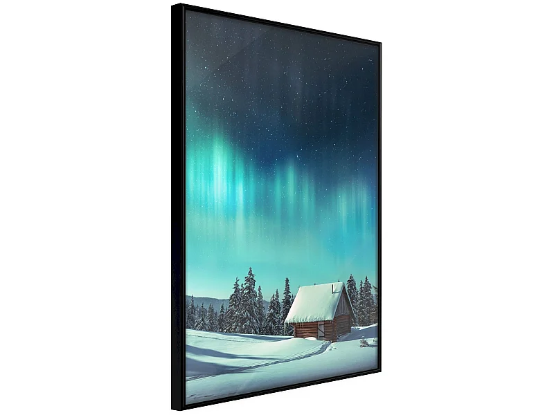Tableau cadre Soirée en Islande - 40 x 60 cm