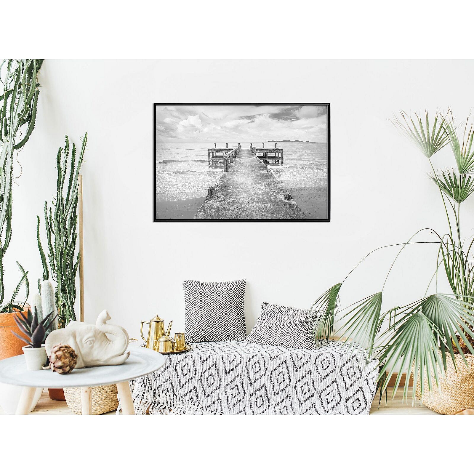 Tableau cadre Vieillard - 45 x 30 cm