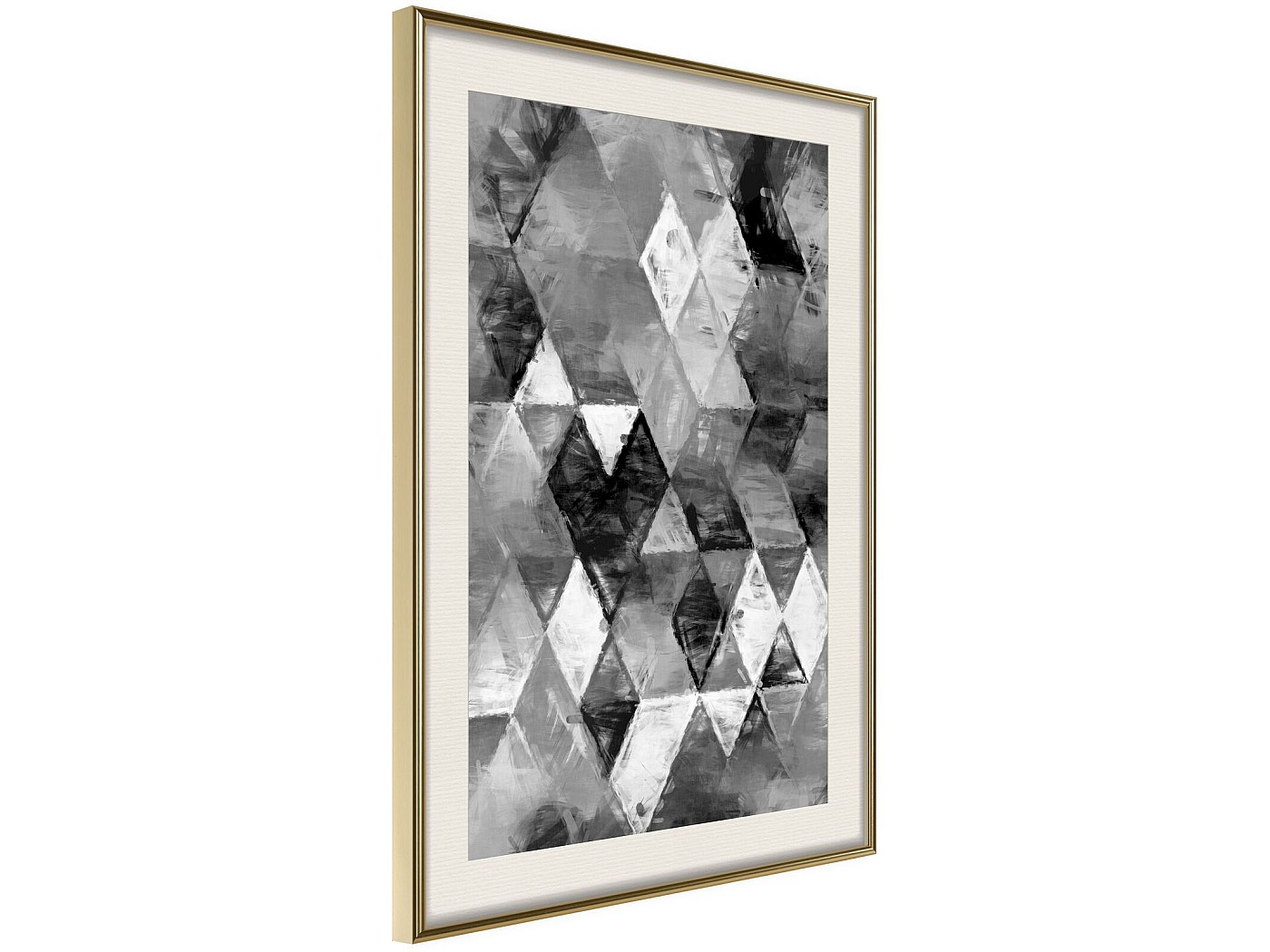 Tableau cadre Diamants abstraits - 20 x 30 cm