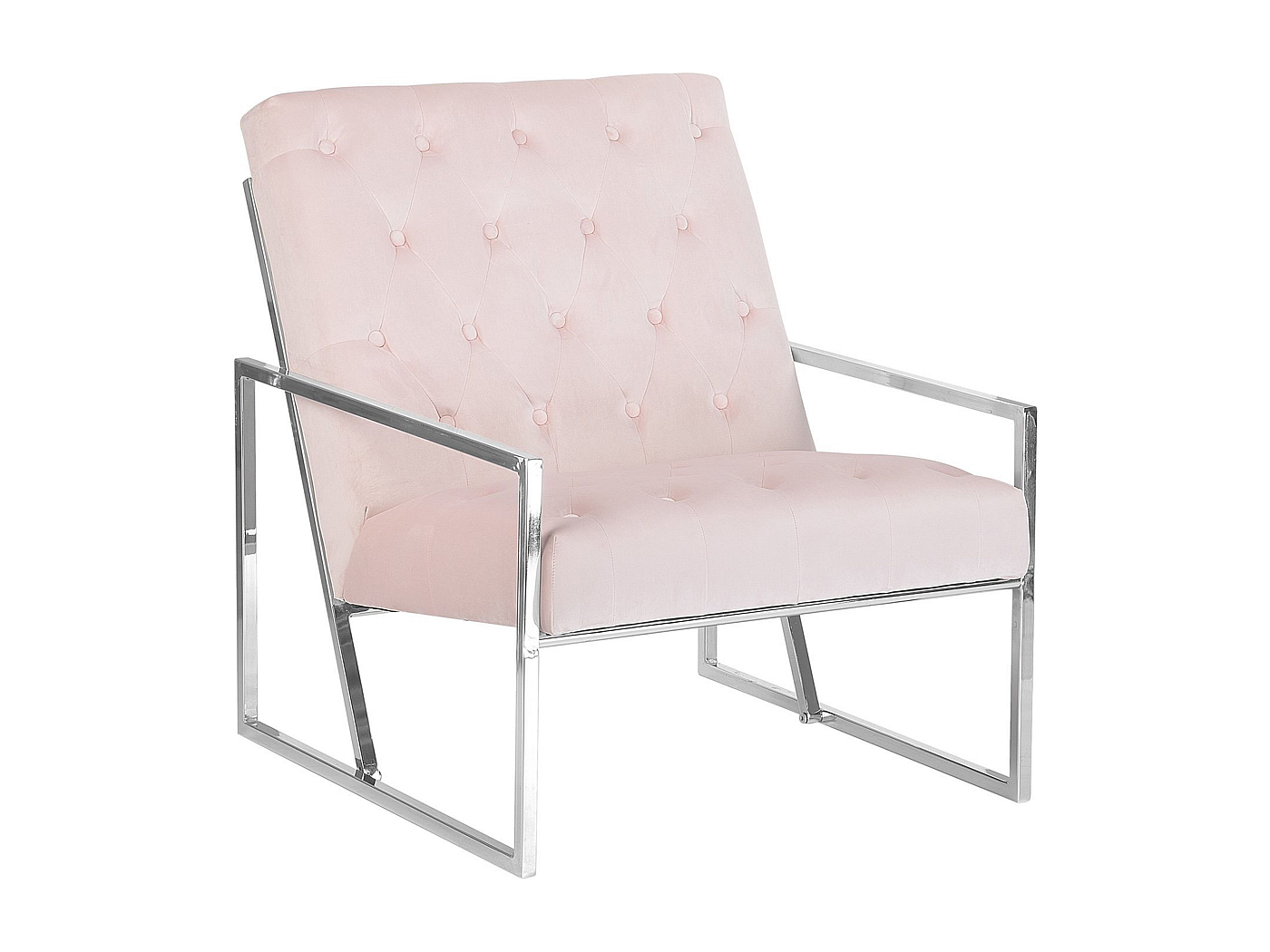 Sessel Samtstoff rosa HARSTAD