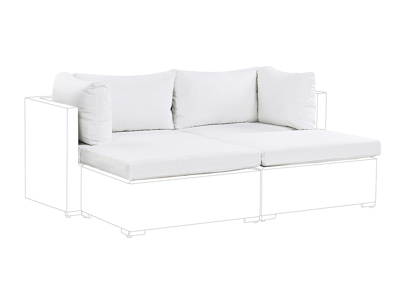 Set Federe per Cuscini colore Panna set NOTO