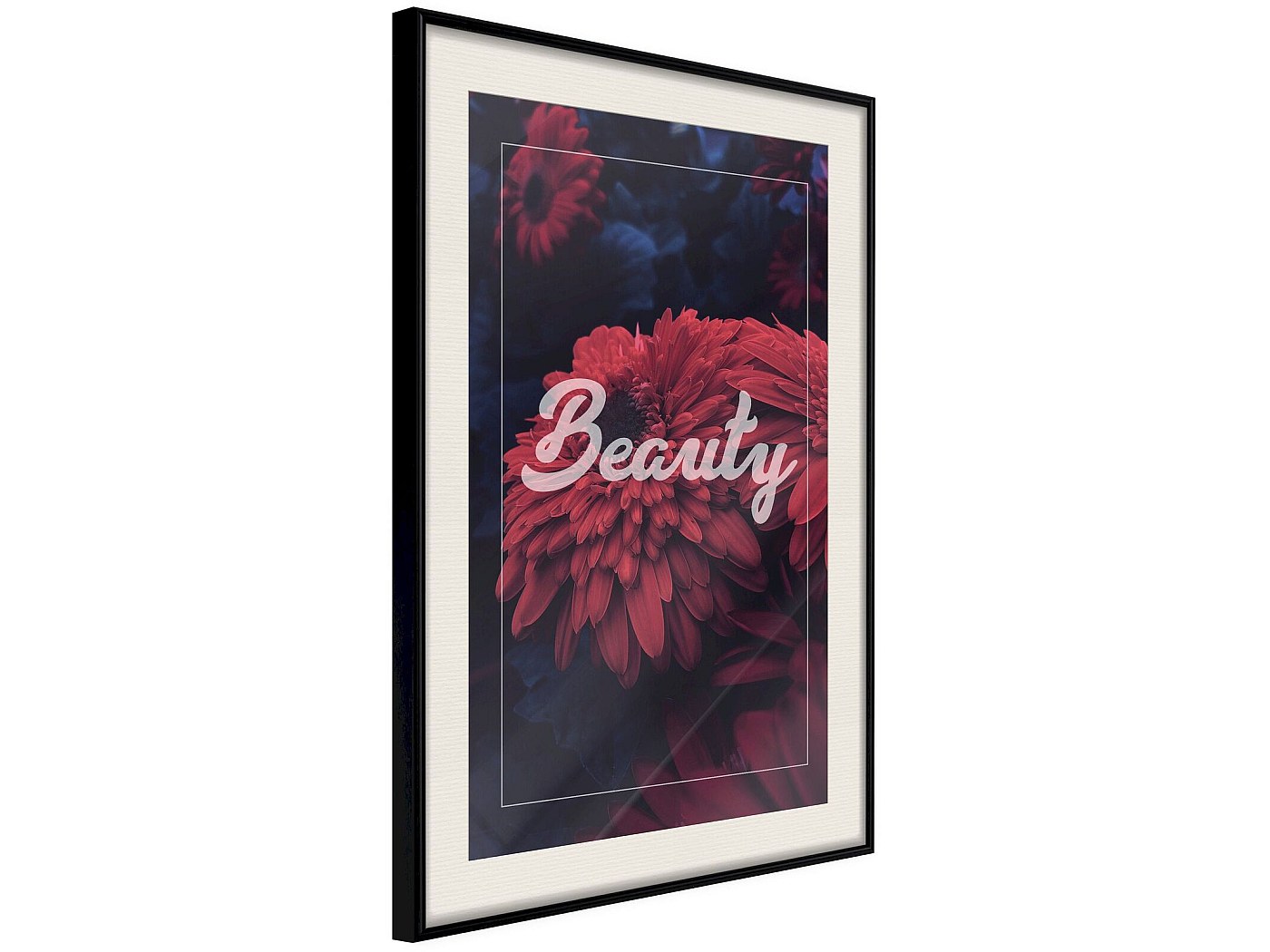 Tableau cadre Beauté des fleurs - 30 x 45 cm