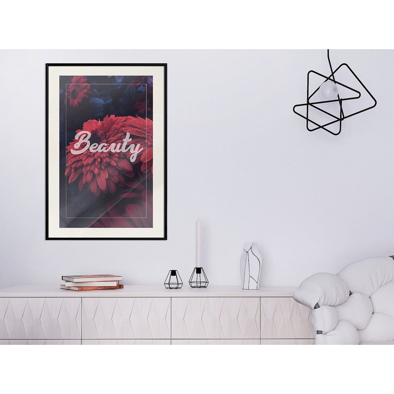 Tableau cadre Beauté des fleurs - 30 x 45 cm