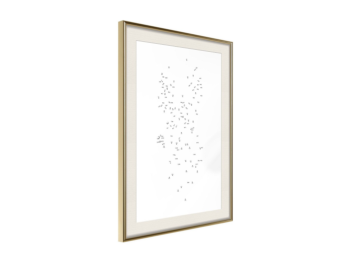 Tableau cadre Relier les points - 30 x 45 cm