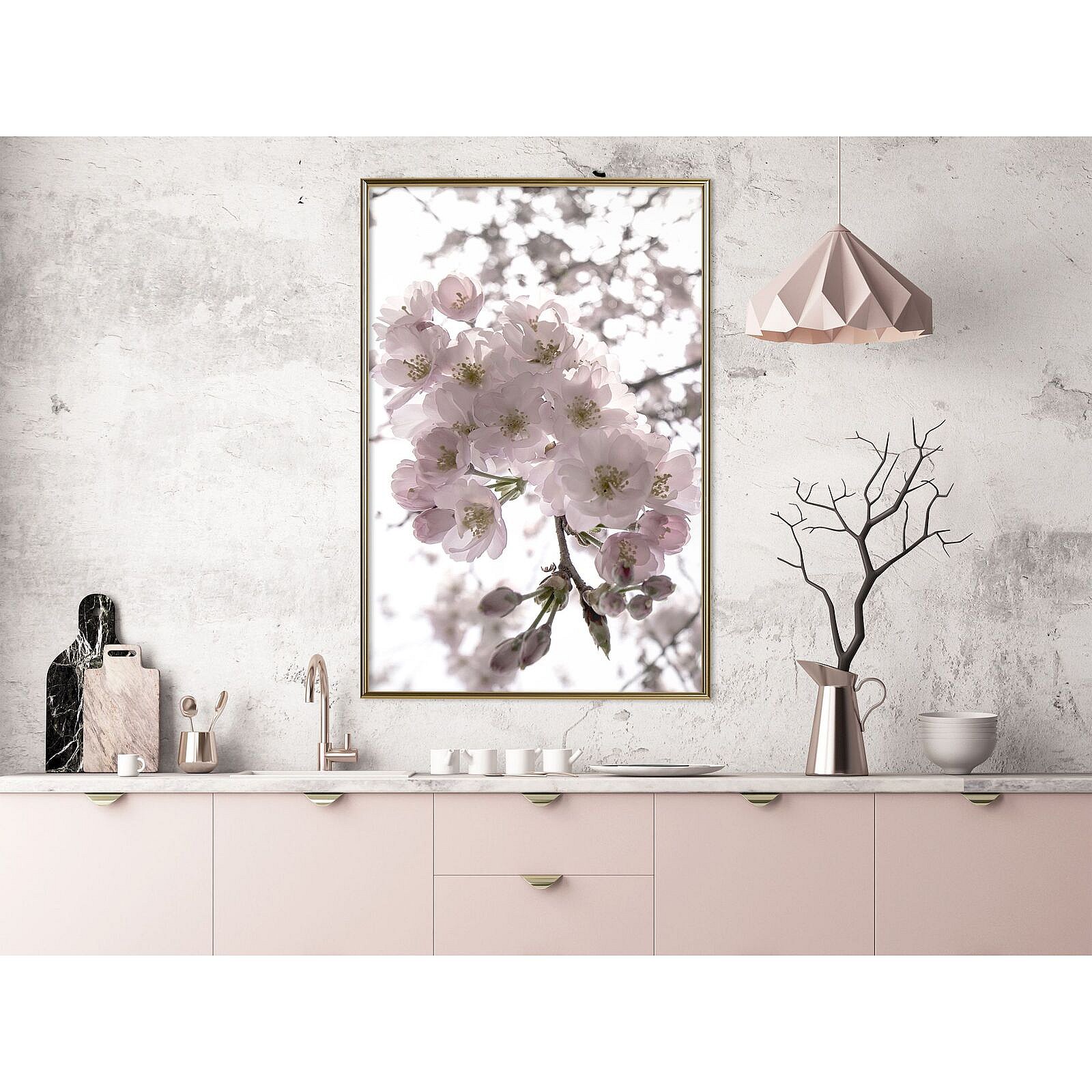 Tableau cadre Visite de printemps - 40 x 60 cm