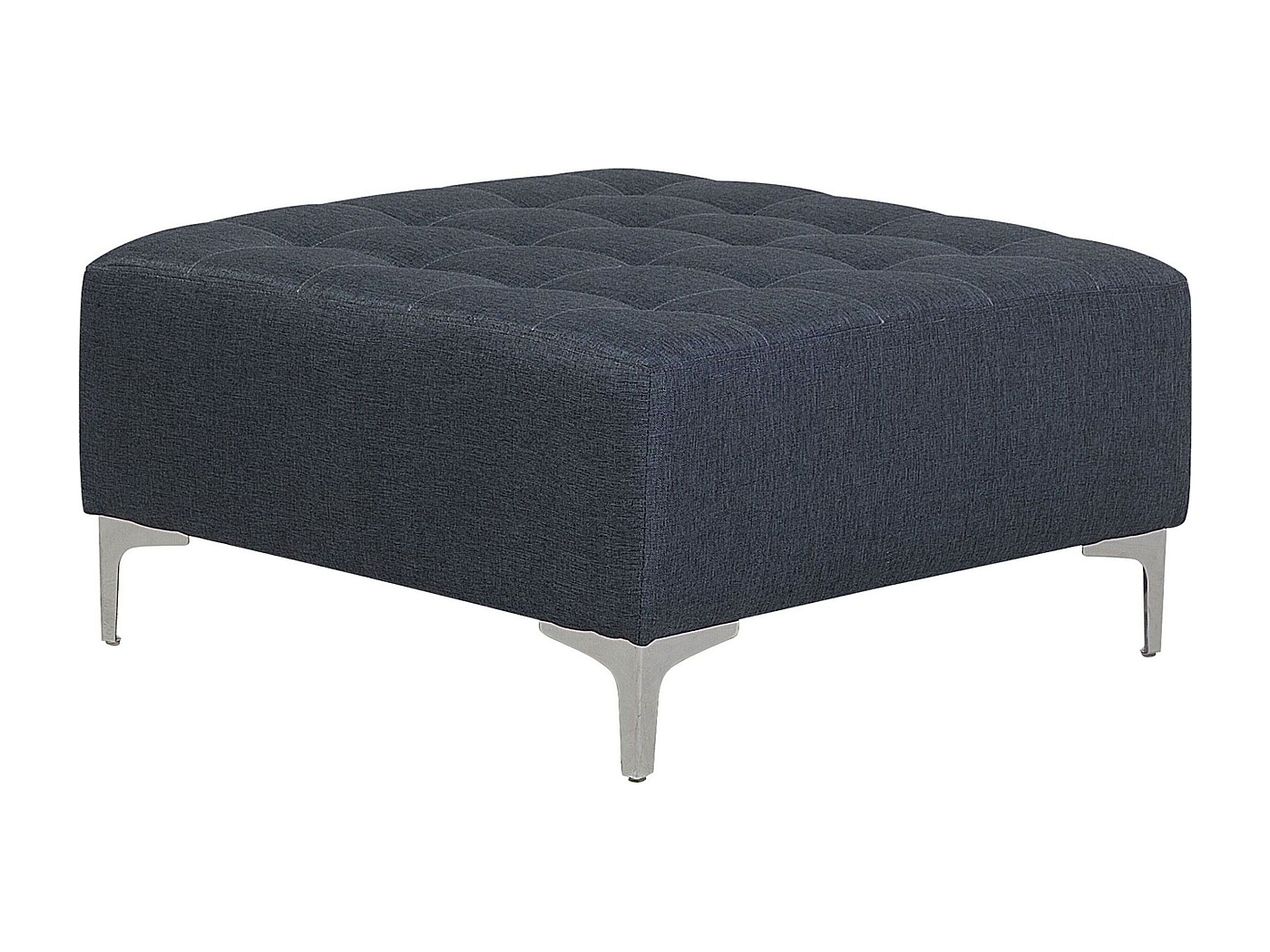 Ottomaan stof donkergrijs ABERDEEN