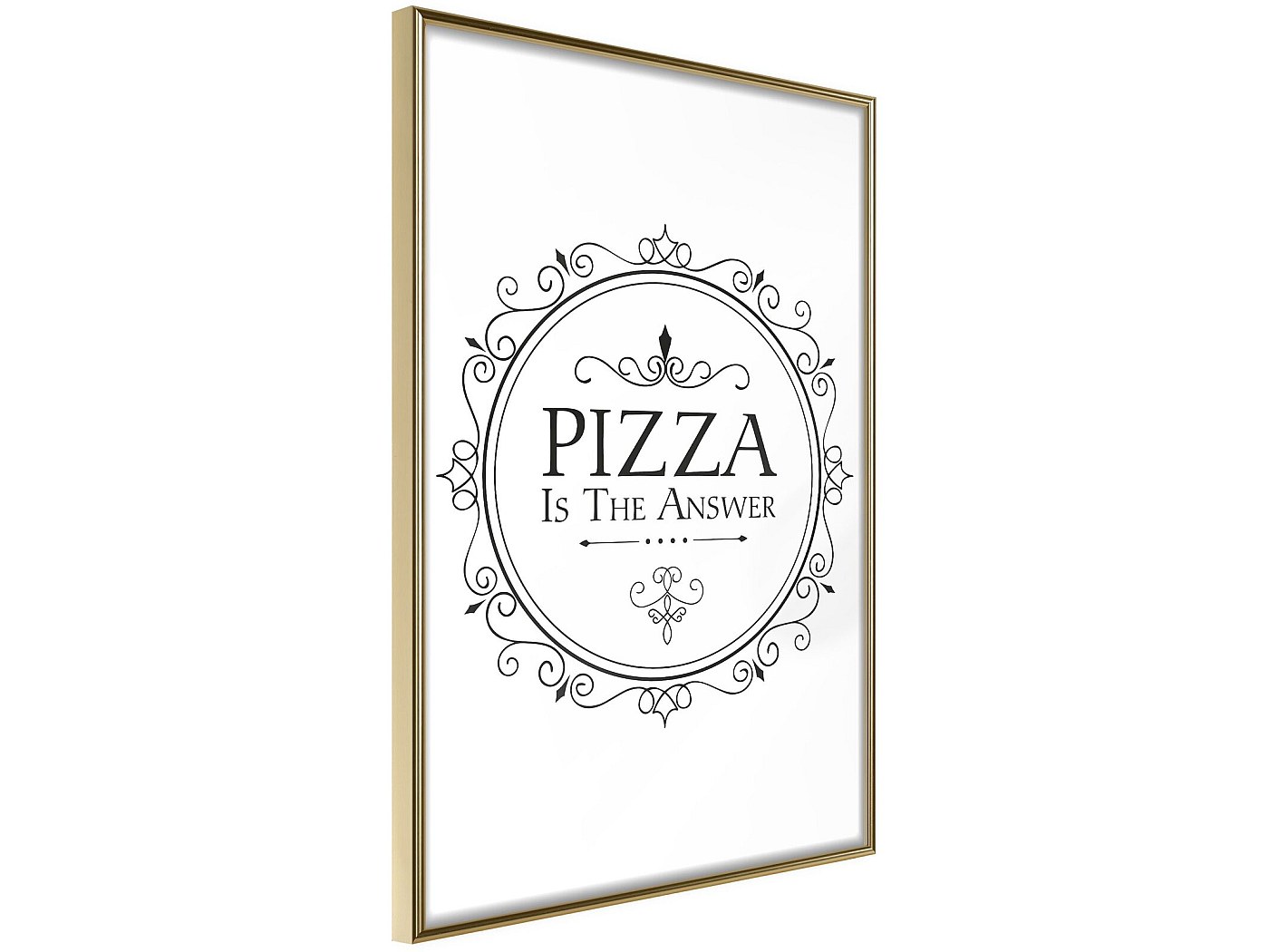Tableau cadre Pizza - 30 x 45 cm