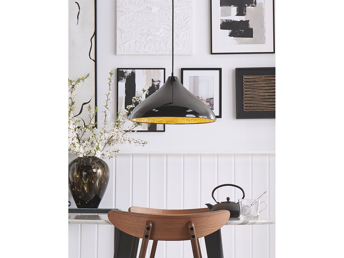 Hanglamp zwart ISKAR