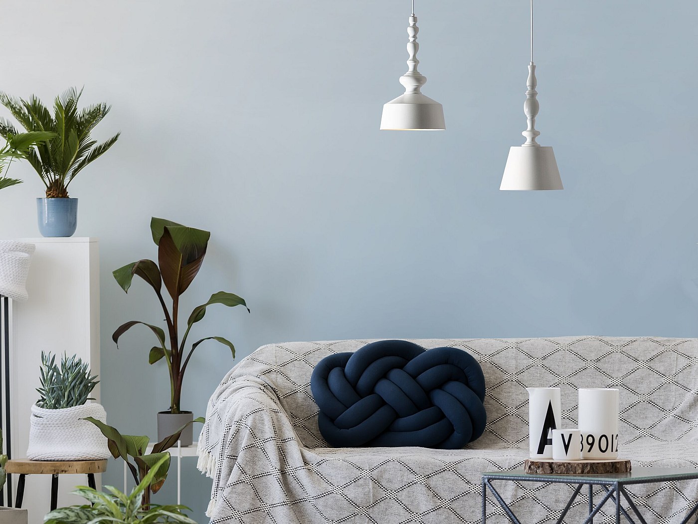 Lampe suspension blanc FLUVIA