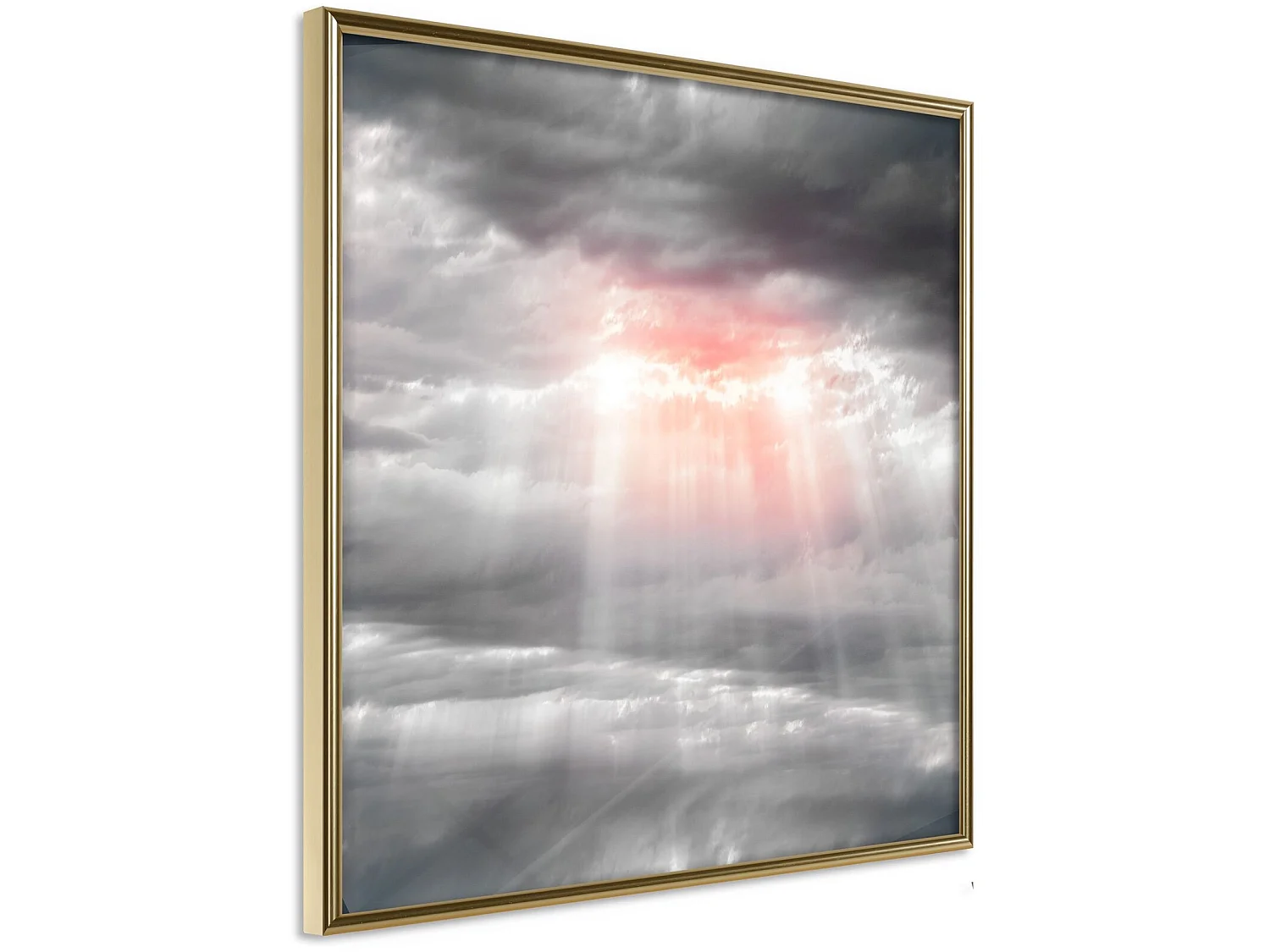 Tableau cadre Signer du ciel - 50 x 50 cm