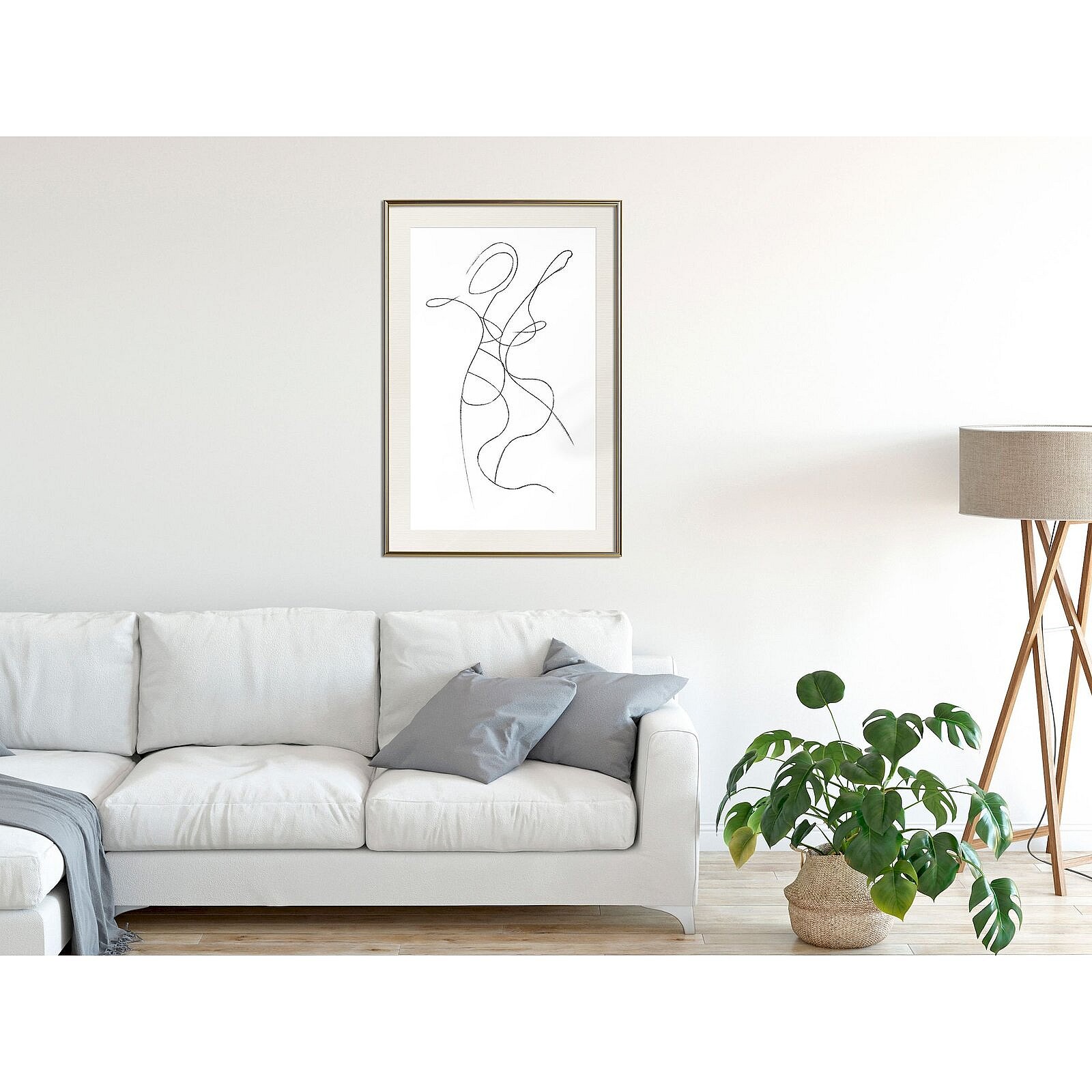 Tableau cadre Deux âmes II - 20 x 30 cm