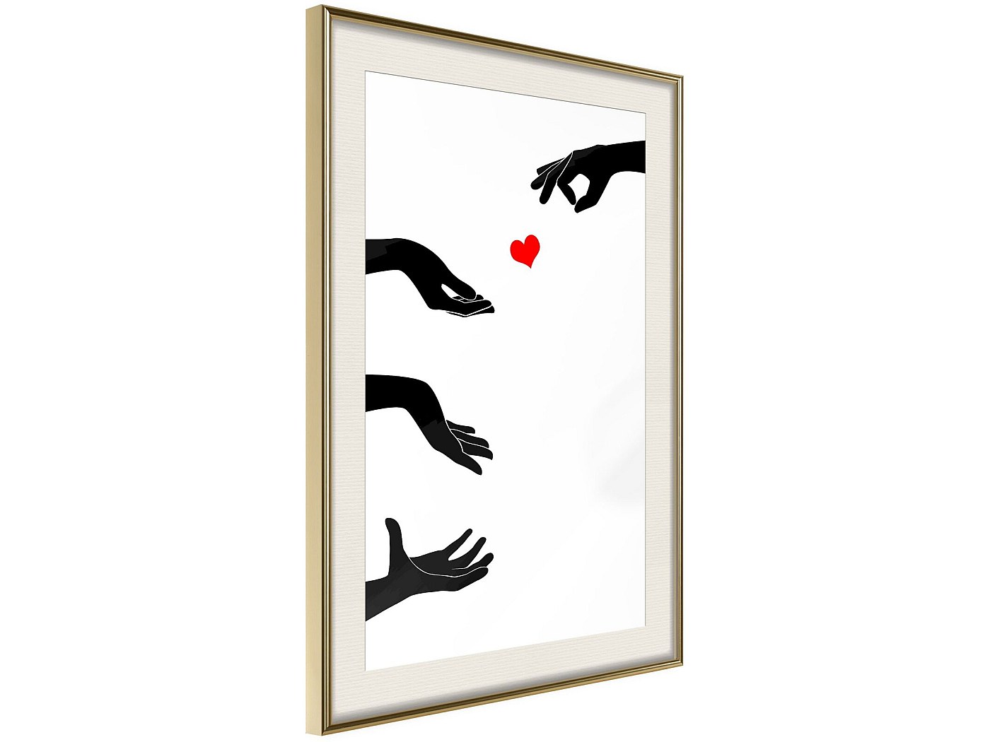 Tableau cadre Jouer avec amour - 30 x 45 cm