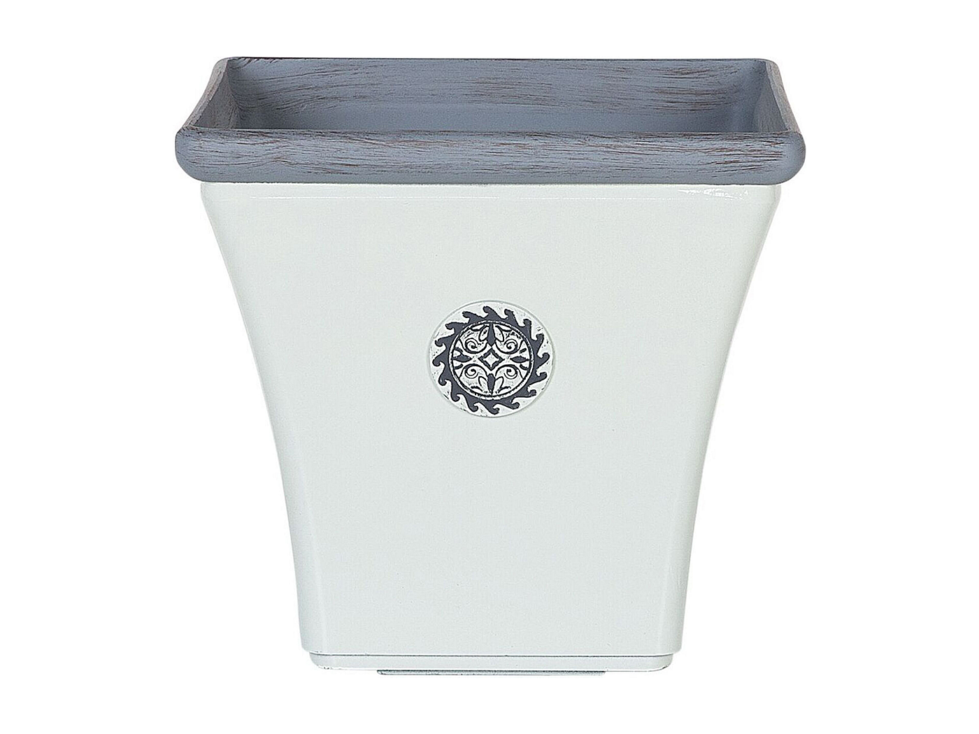 Cache-pot blanc 32 x 32 x 31 cm ELATEIA