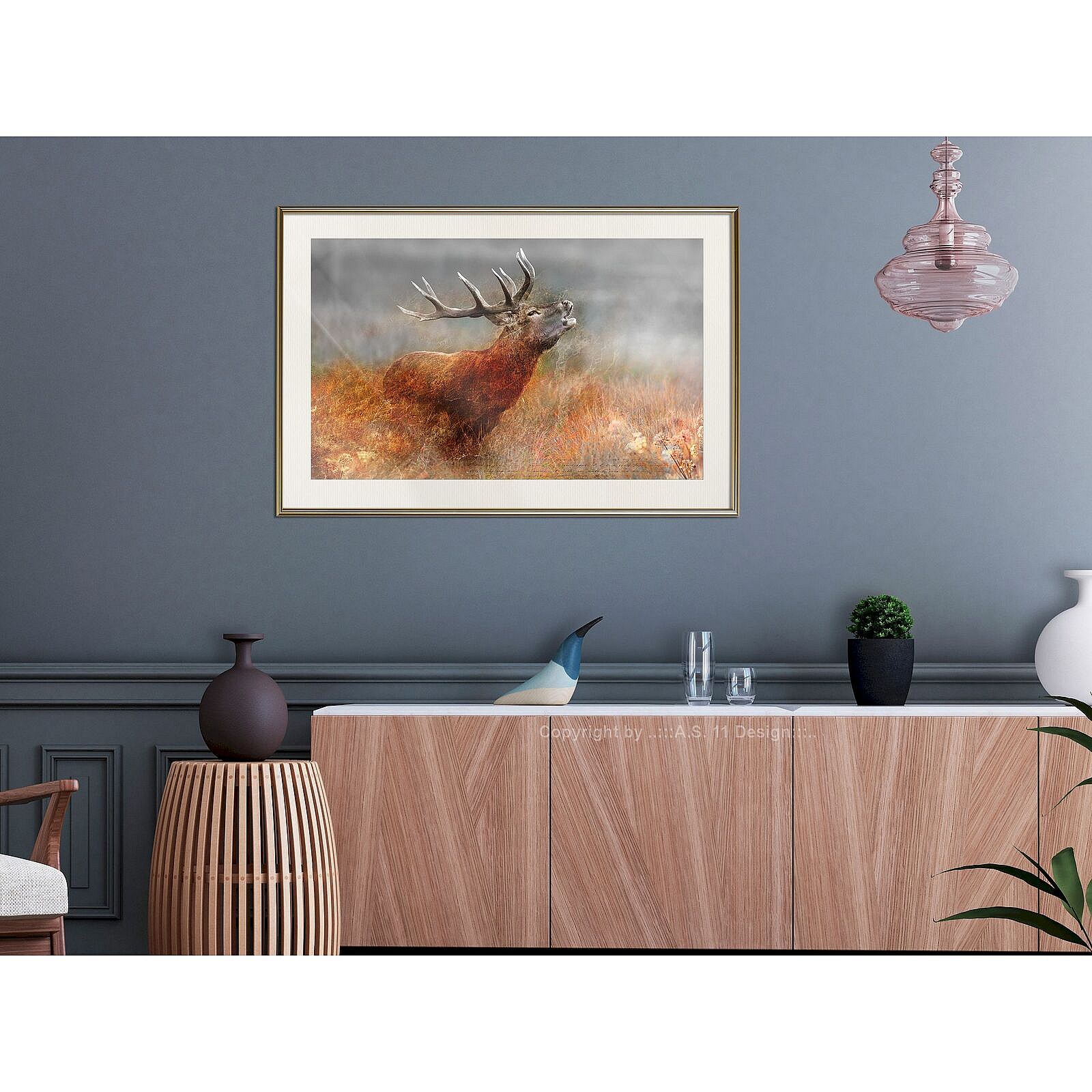 Tableau cadre Rut - 60 x 40 cm