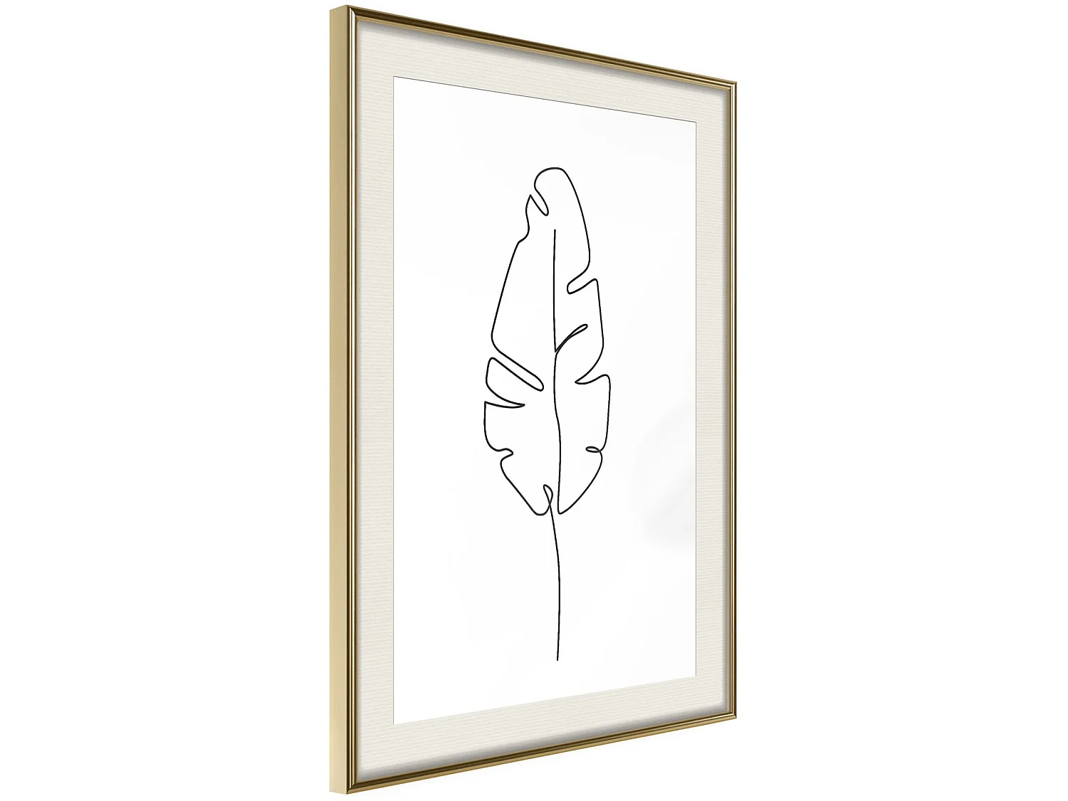 Tableau cadre Dessiné avec une ligne - 40 x 60 cm