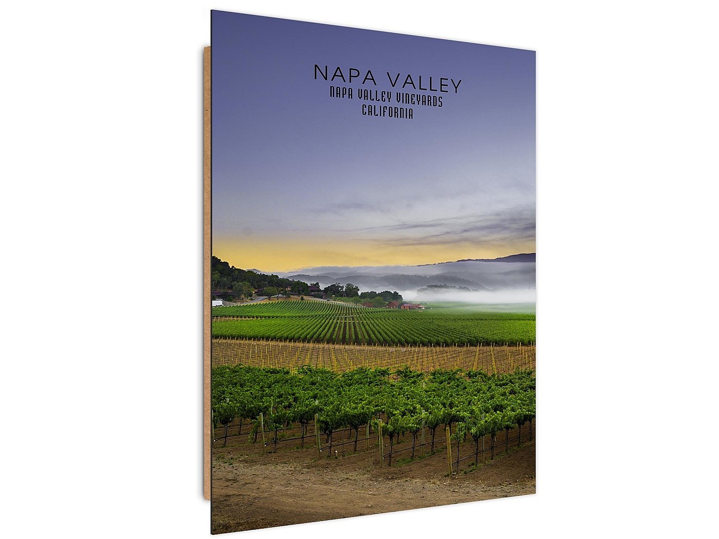 Tableau vallée du bois napa - 80 x 120 cm