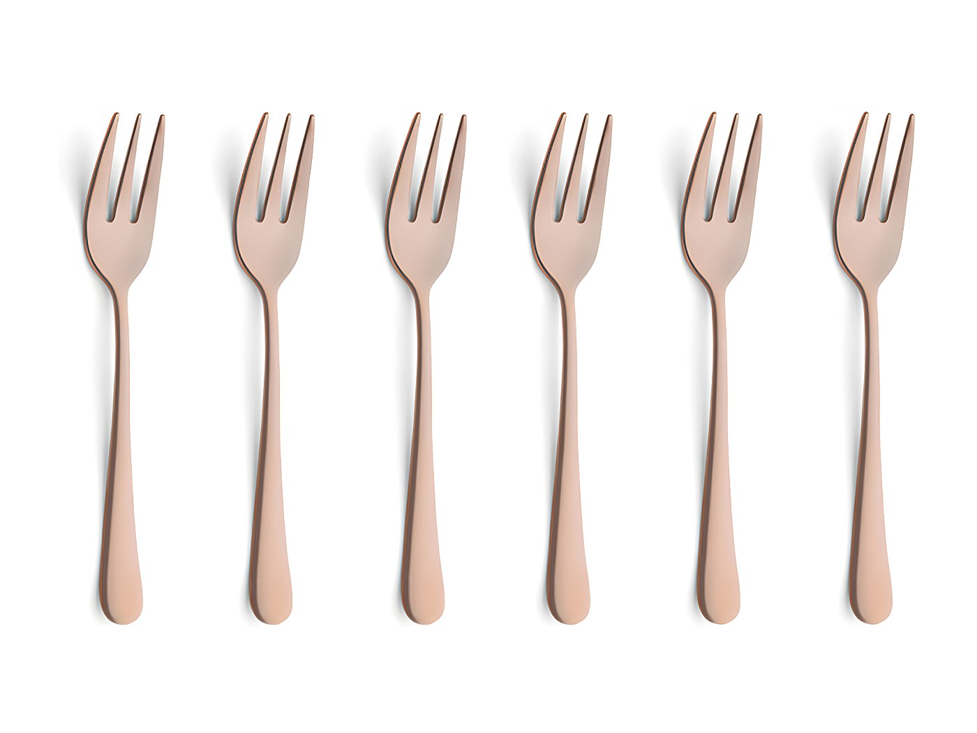 Austin - Service à gâteaux 6 pièces Cuivre mat