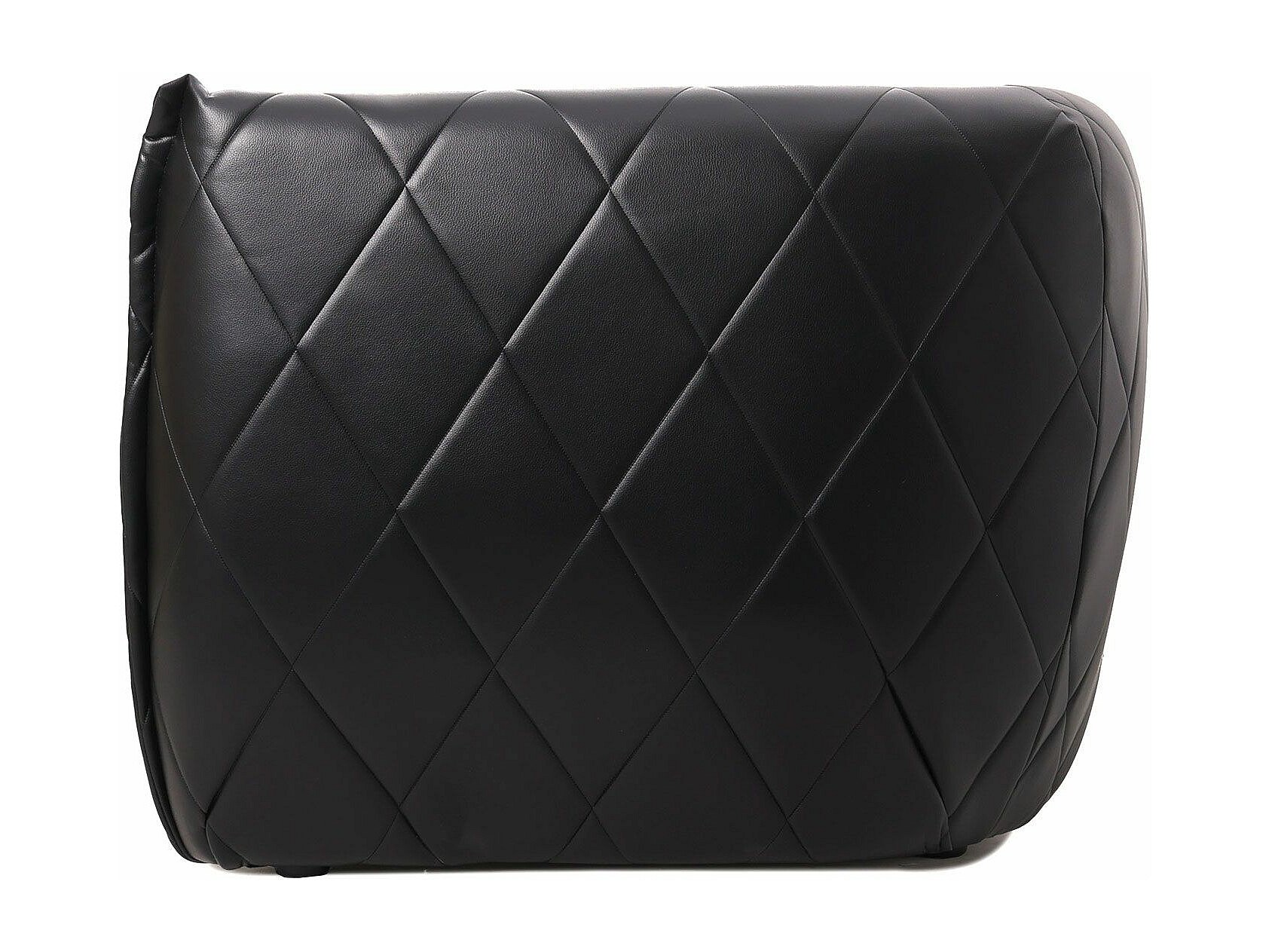 Fauteuil moderne revêtement matelassé Losania Simili Noir