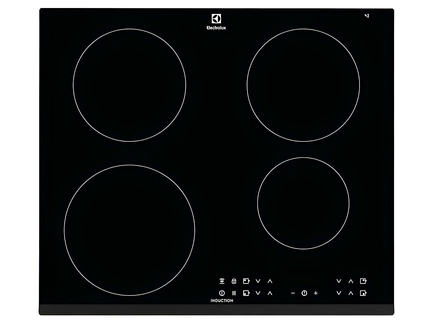 Electrolux Table de cuisson à induction 60cm 4 foyers 7350w noir - LIT6043