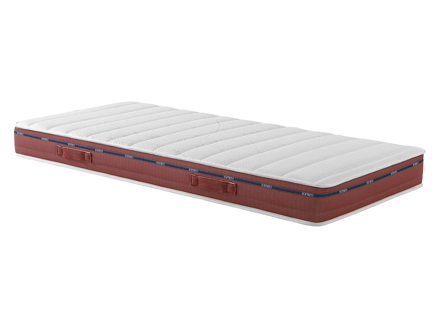 Matelas relaxation 100% latex Crépuscule 500 - SOMEO 2x80x200