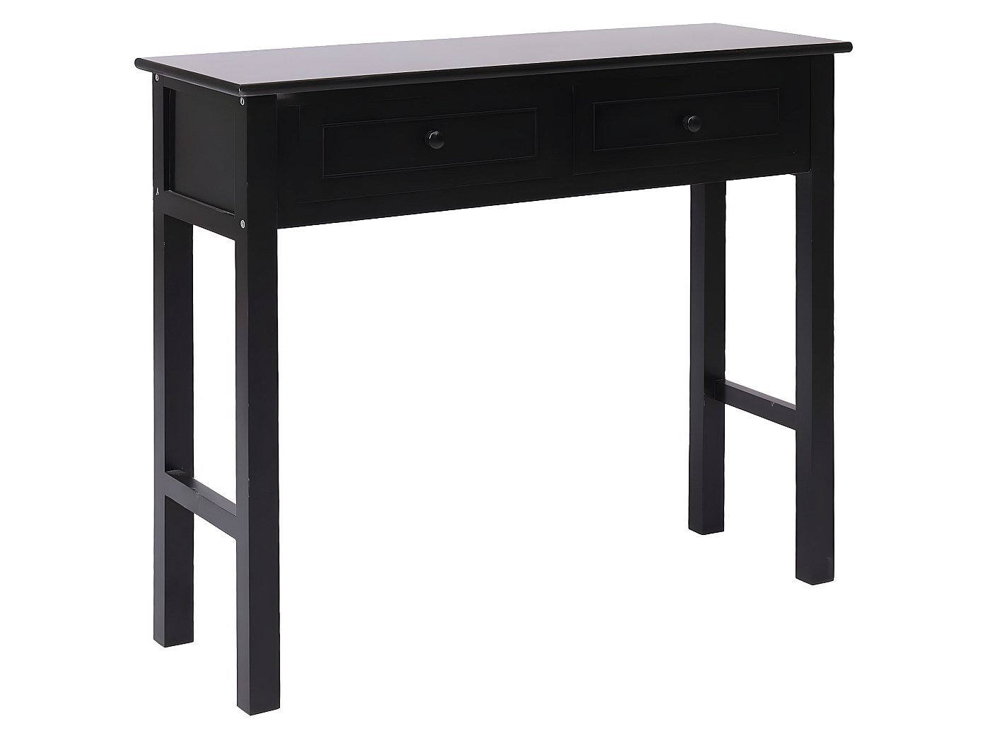 Table console Noir 90 x 30 x 77 cm Bois