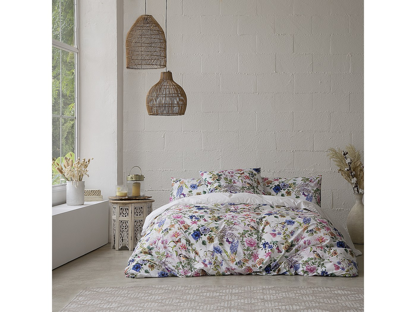 Funda nórdica Foresta cama 90 cm - 150x220 cm, algodón 200 hilos ...