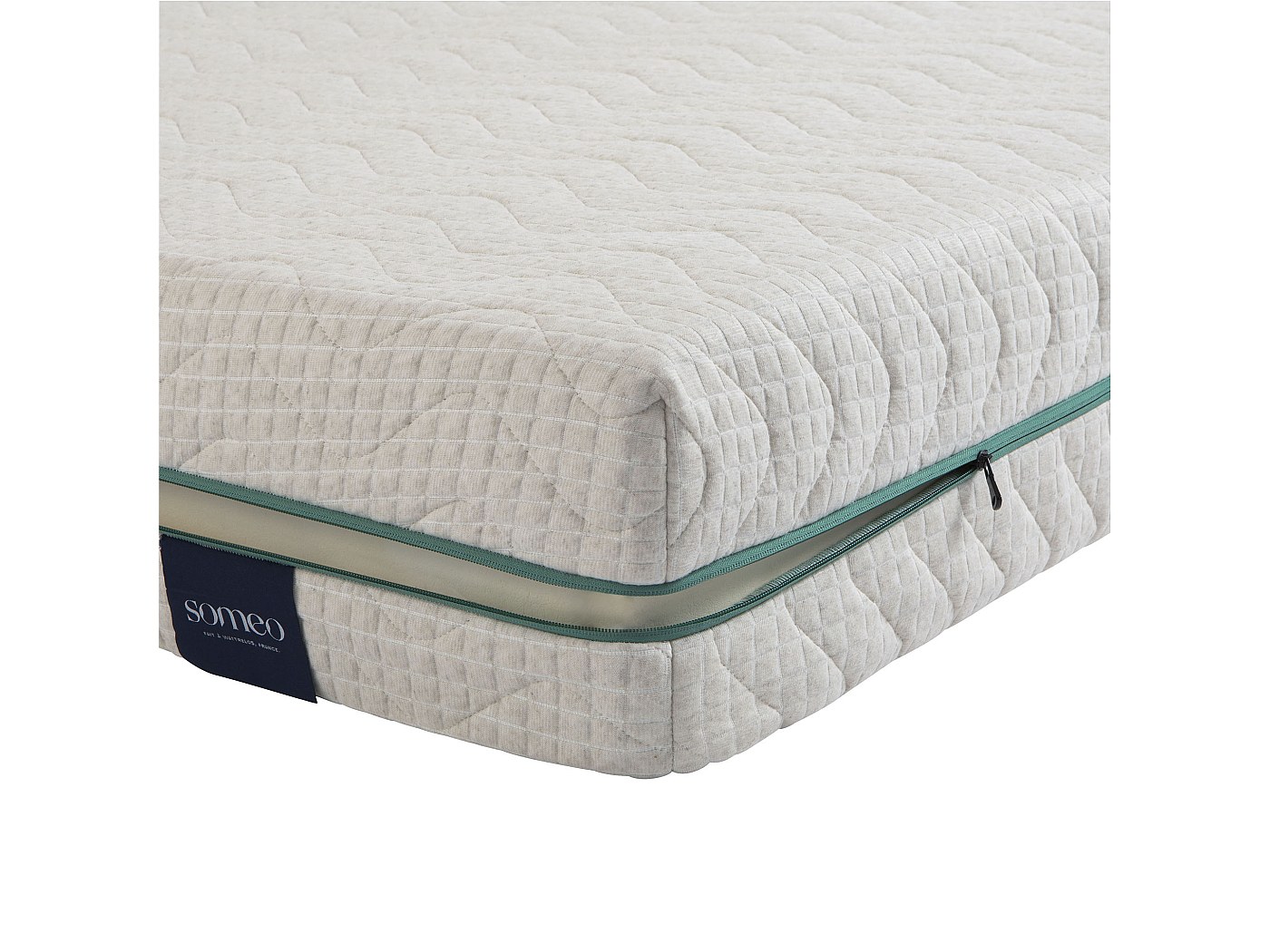Housse naturelle de remplacement pour matelas Aube 700 - SOMEO 140x200