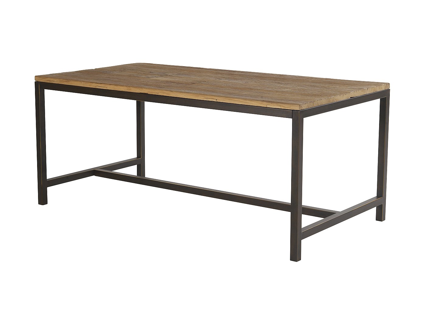 Violet Table de salle à manger 90x180 cm vintage vieil orme.