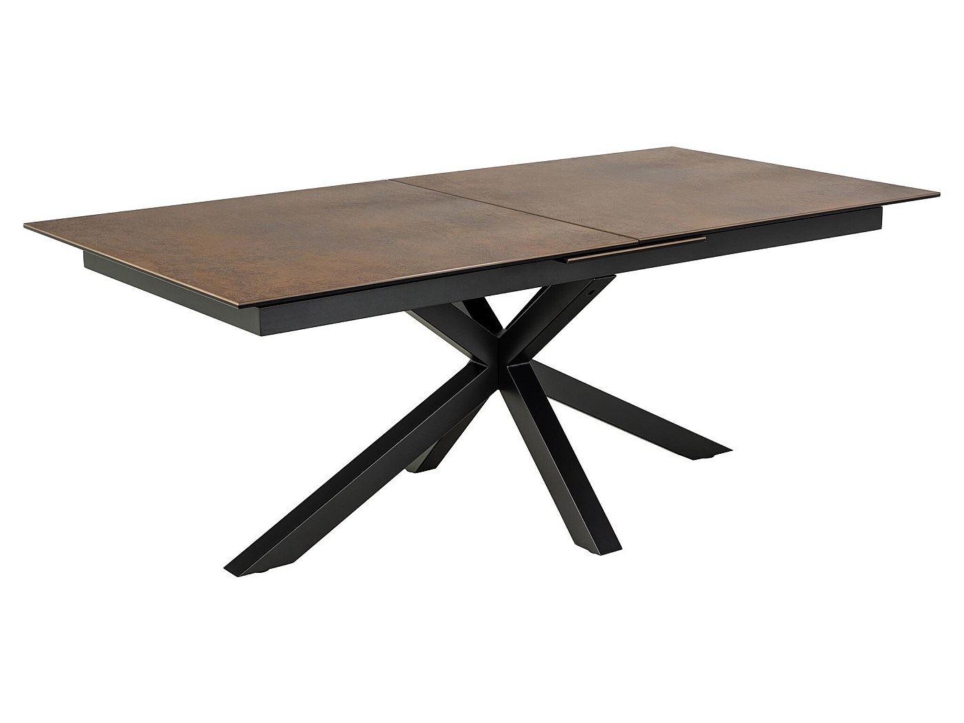 Heaven table de salle à manger 100x200/240cm extenstible marron.