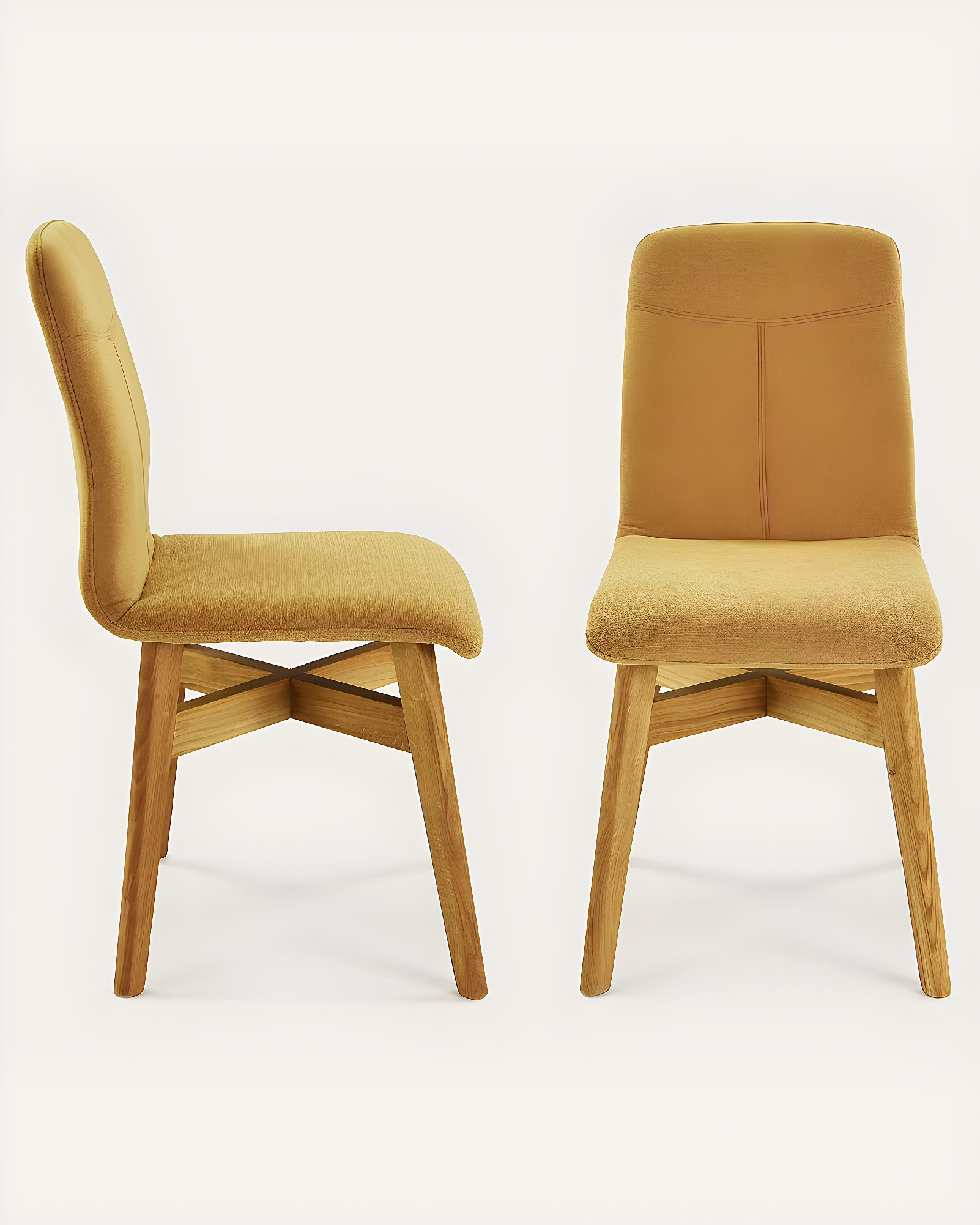 York - Chaise scandinave en tissu