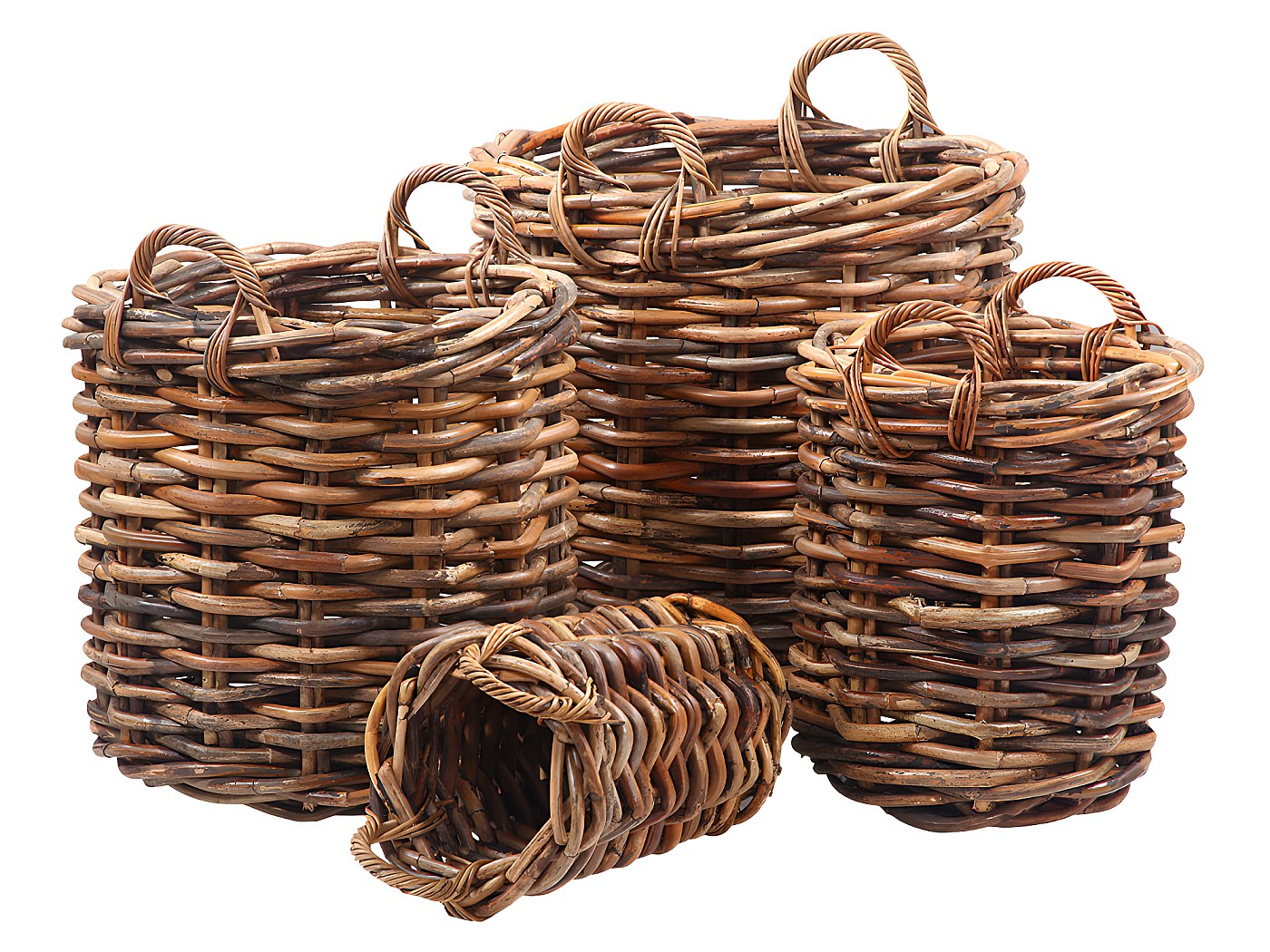 Butina ronde manden, set van 4 stk..