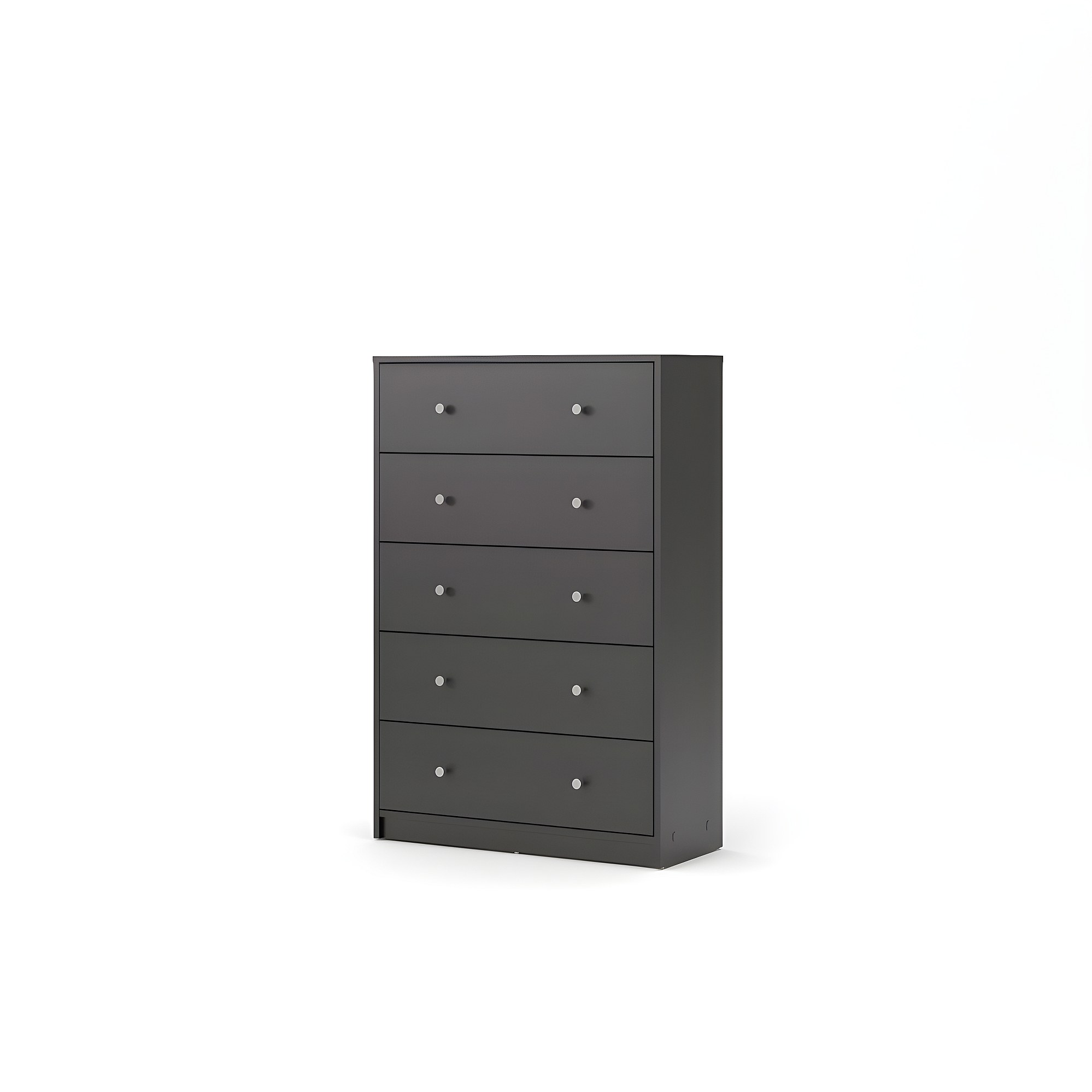 Maria Commode 5 tiroirs, couleur café.