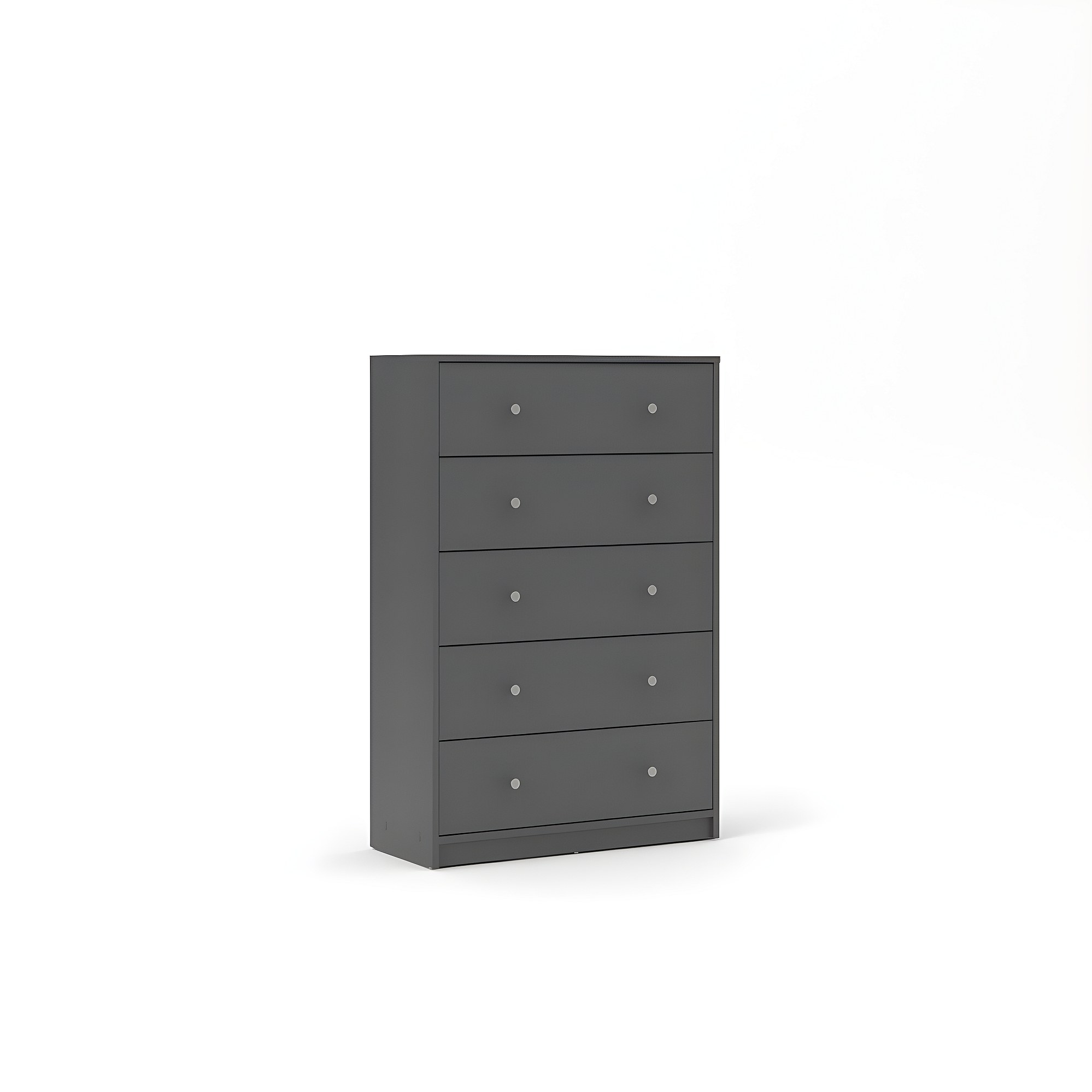 Maria Commode 5 tiroirs, gris.
