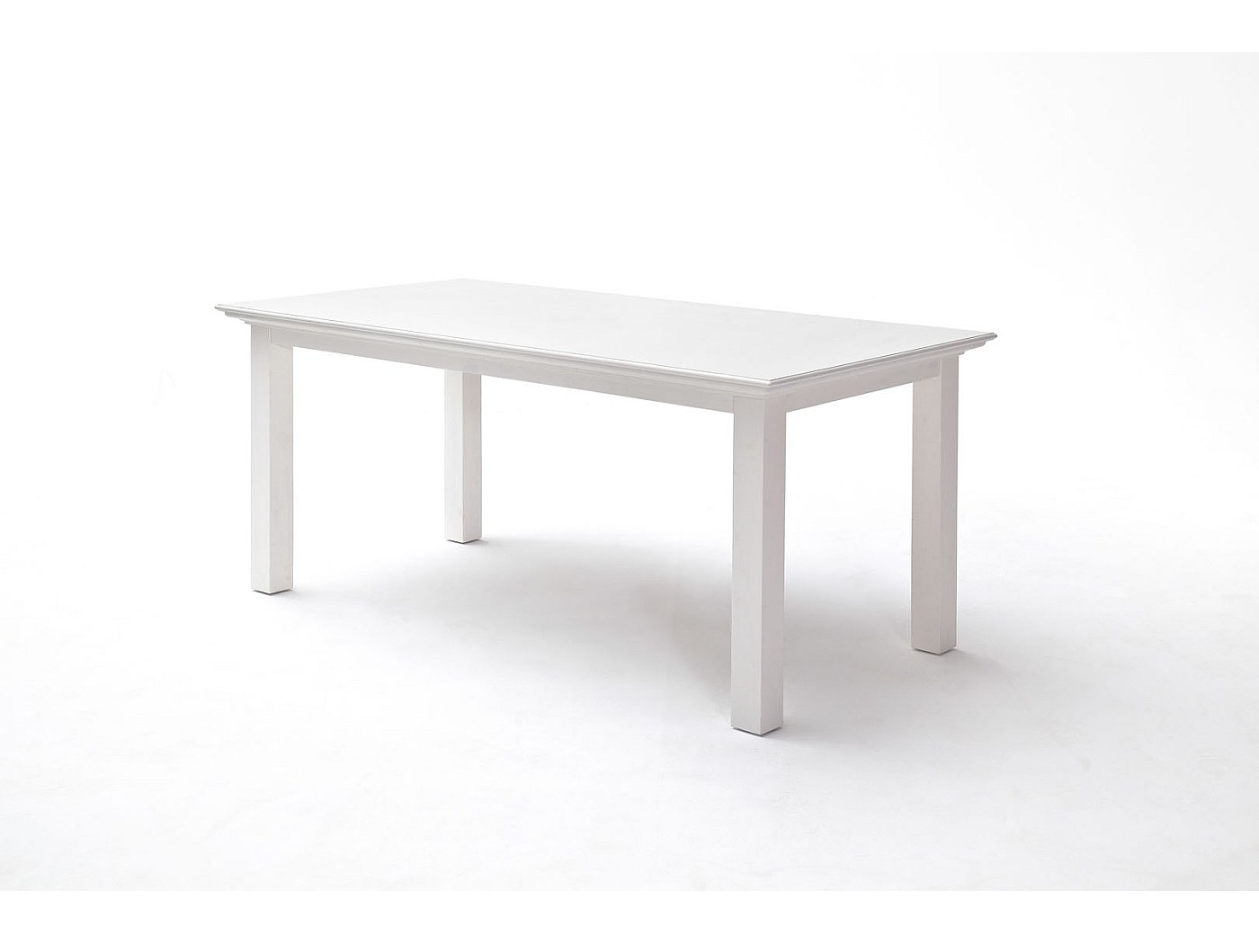 Halifax Table de salle à manger 90x180 cm, blanc.