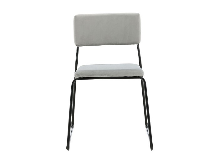 Kenth Esszimmerstuhl Velour grau.