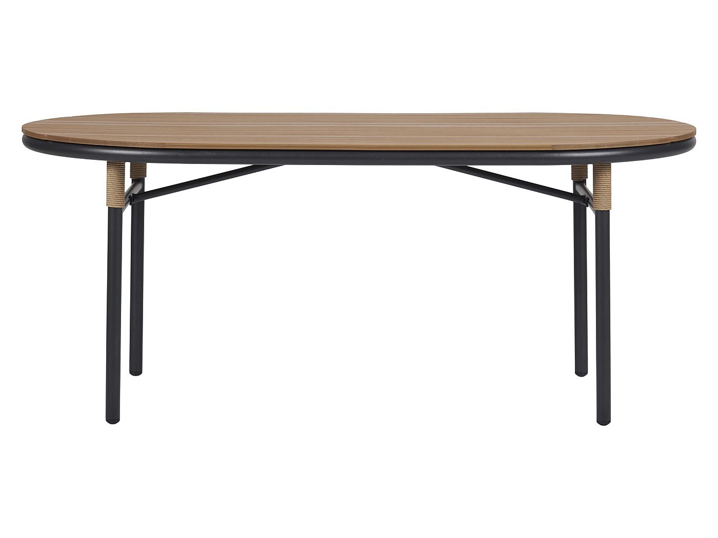 Romeo table de jardin 92x180 cm teck décor.