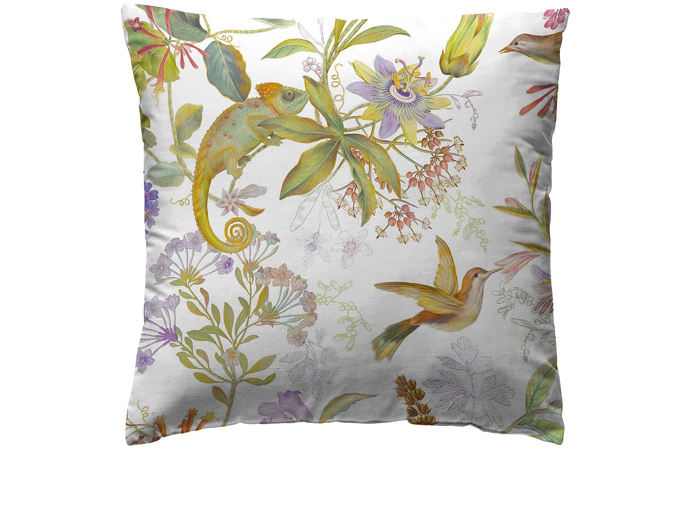 Funda de cojín Chameleon 80X80 cm algodón 200 hilos.