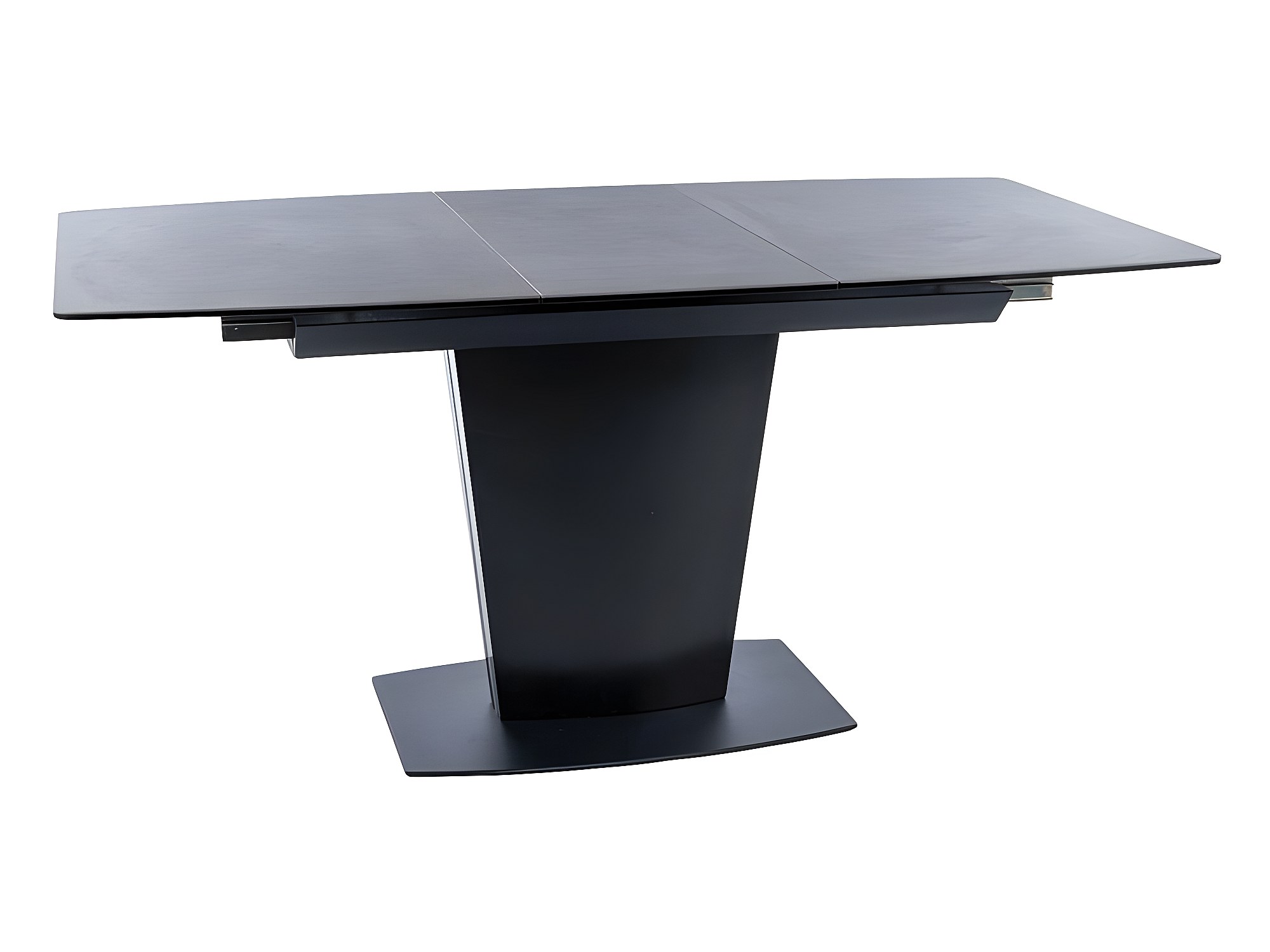 Table à manger extensible 120-160 x 85 x 76 cm - Gris foncé