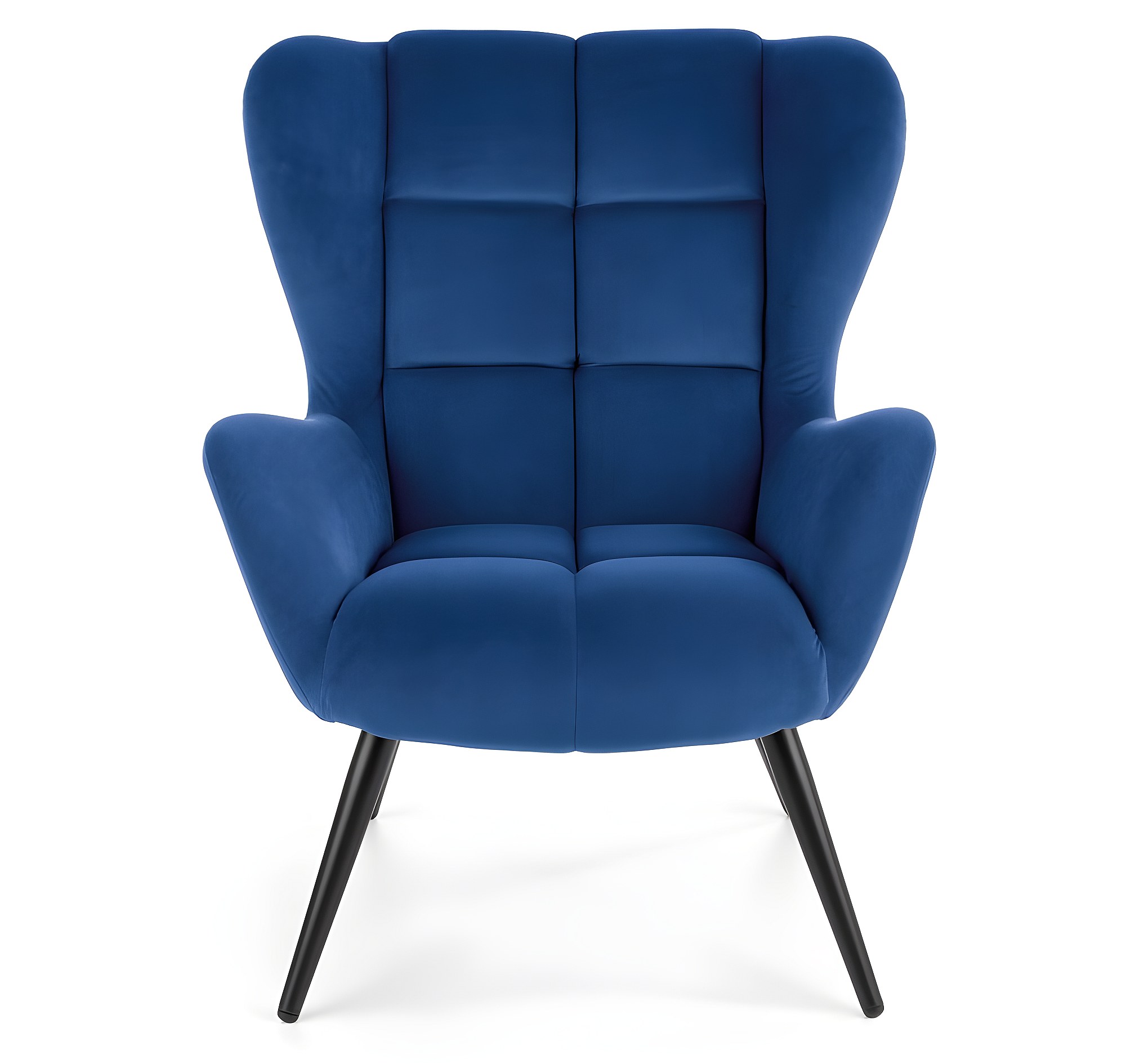 Fauteuil en tissu 75 x 86 x 91 cm - Bleu marine