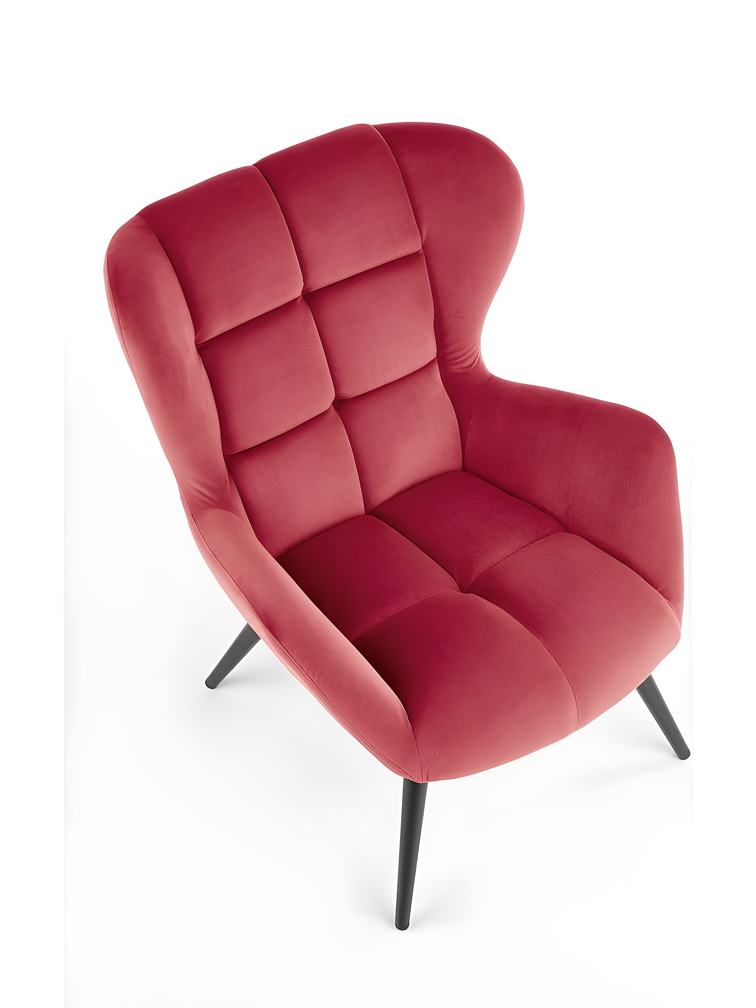 Fauteuil en tissu 75 x 86 x 91 cm - Bordeaux