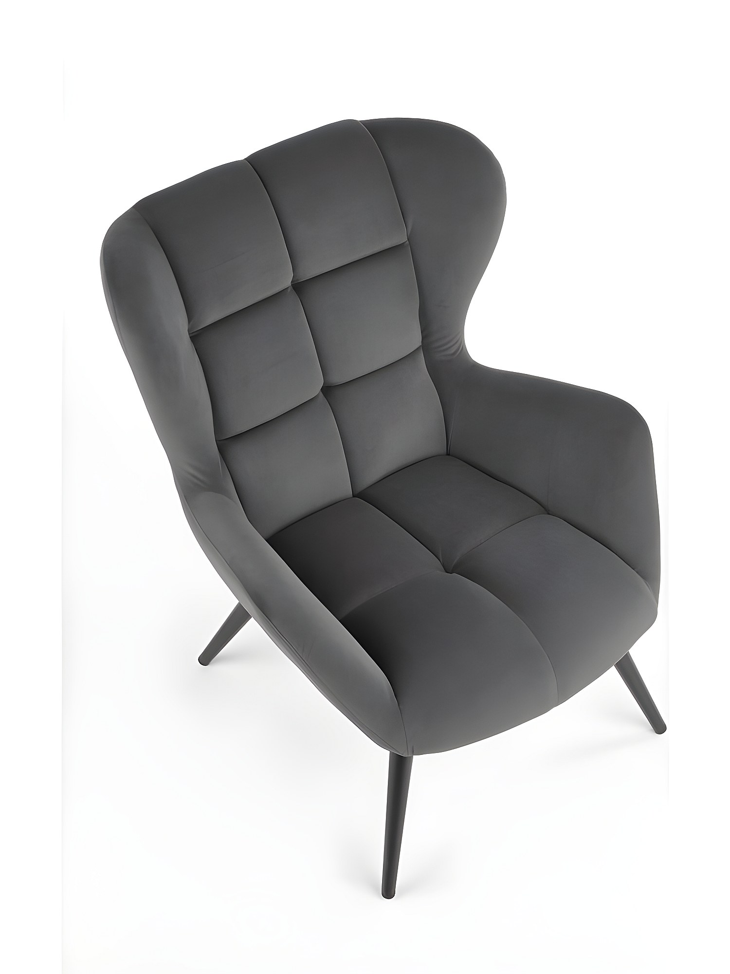 Fauteuil en tissu 75 x 86 x 91 cm - Gris