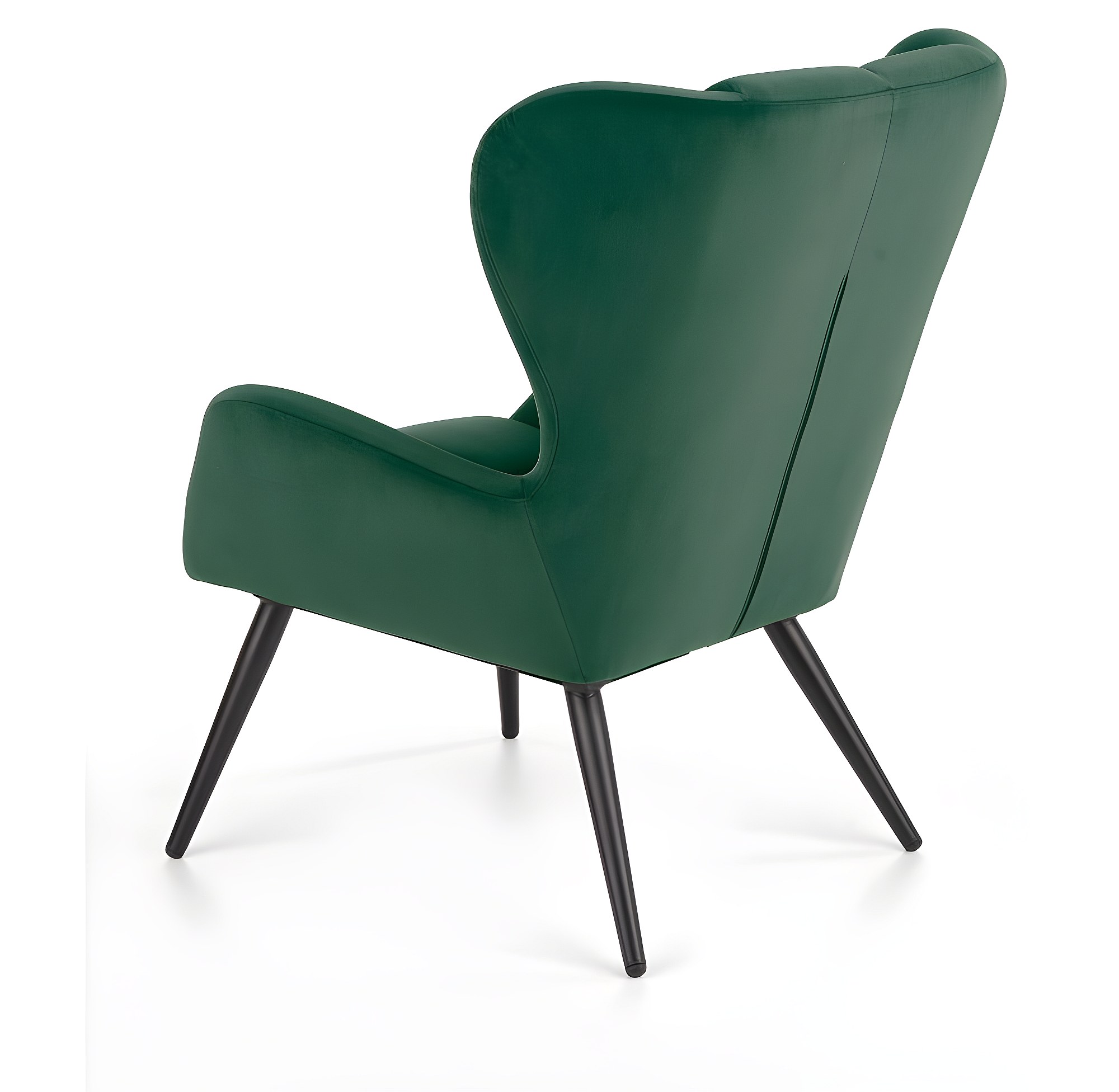 Fauteuil en tissu 75 x 86 x 91 cm - Vert foncé