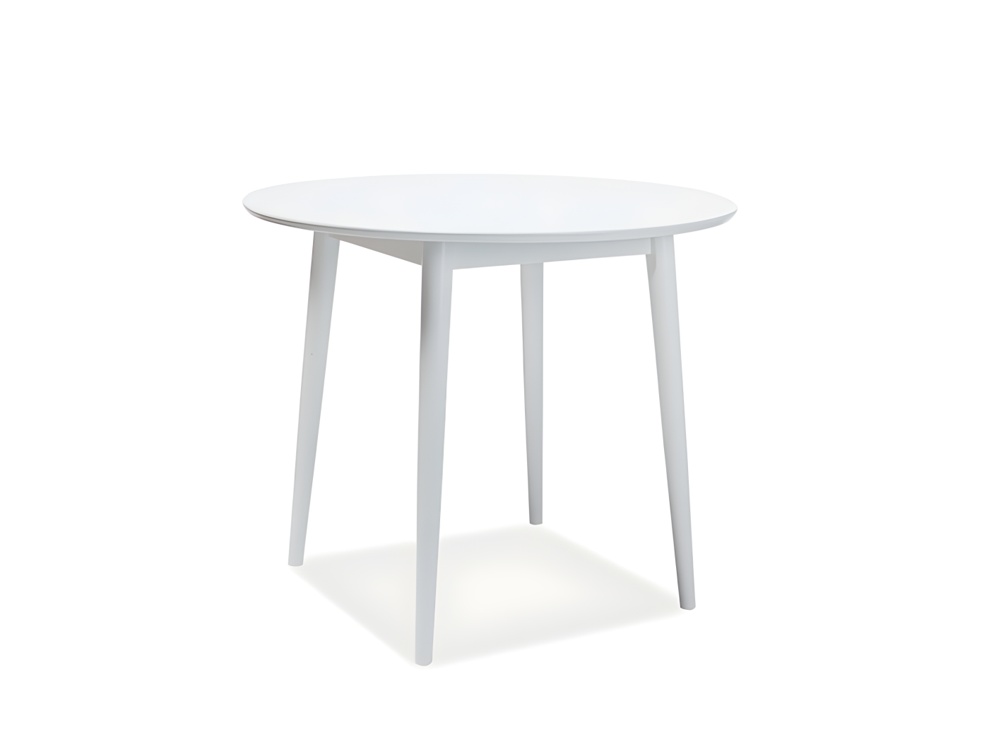 Table à manger ronde blanche 90cm Tello Table à manger ronde blanche 90cm Tello