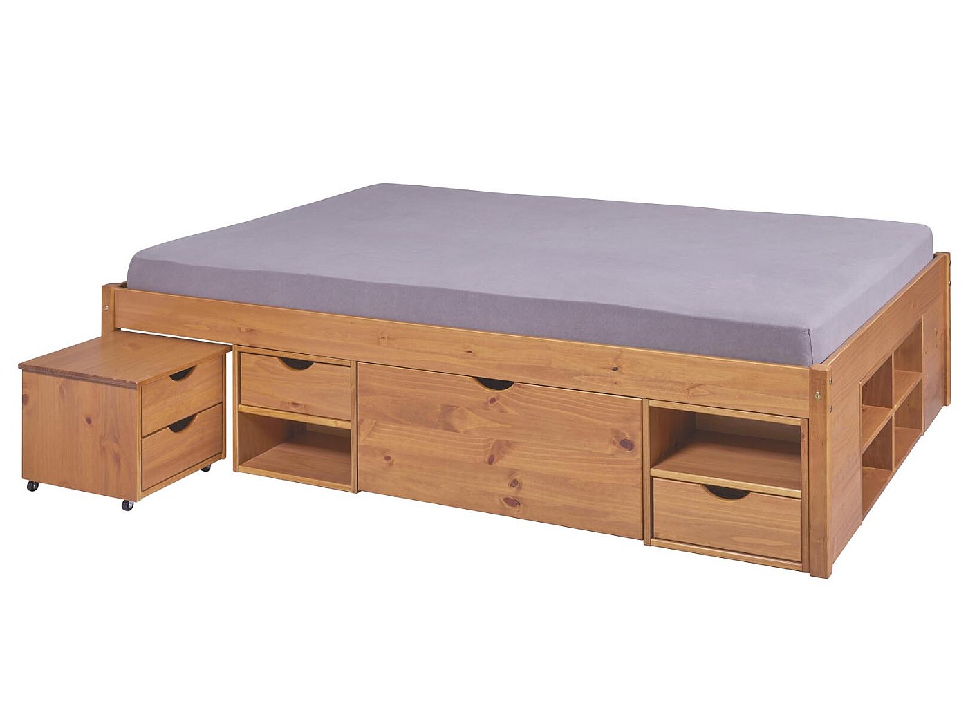 Till bed 180x200cm bruin.