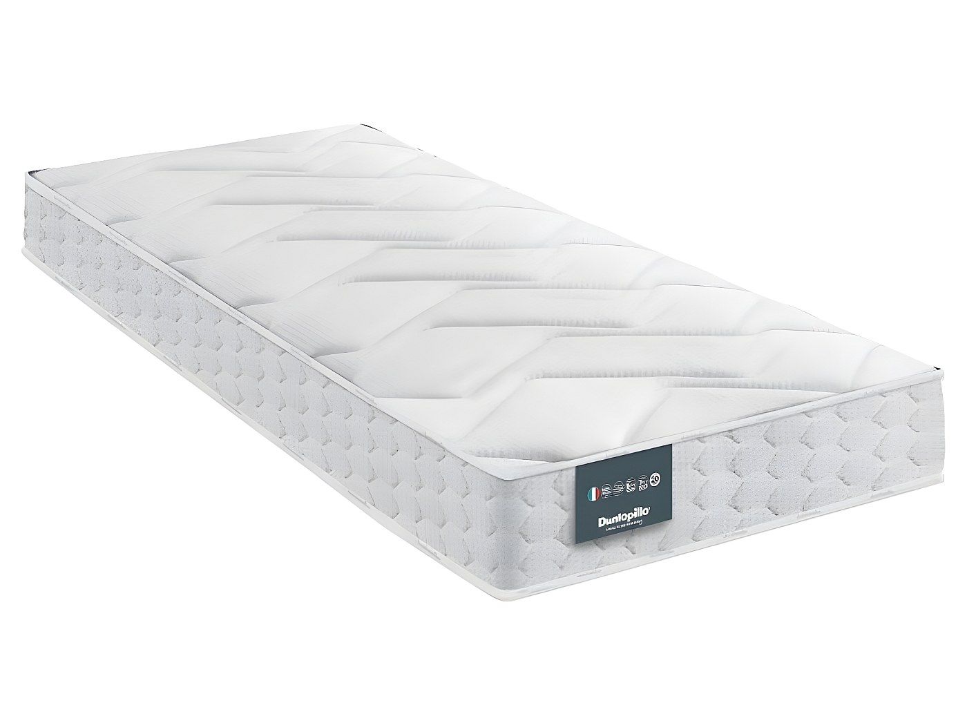 Matelas Dunlopillo EUGEN 2 20 cm 90 x 190 cm mousse 100% Aérial 2.0®
