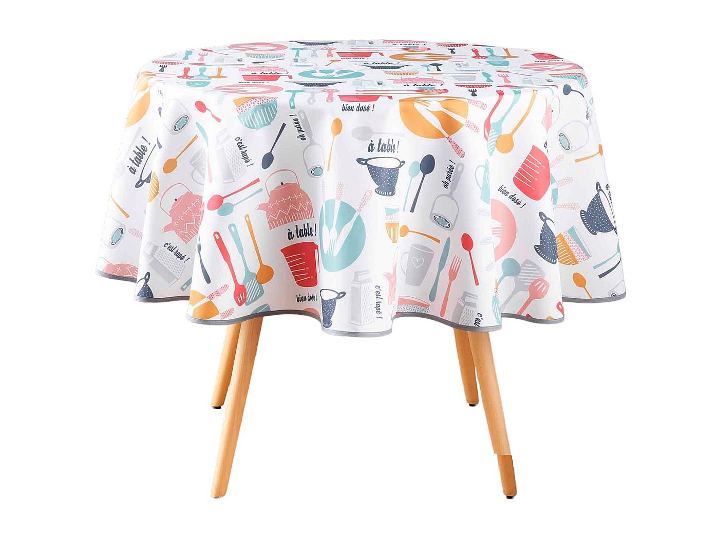 Nappe ronde 160 cm kitchen