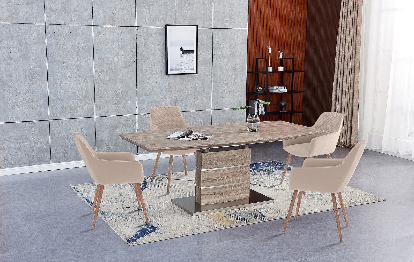 Table de salle à manger Amber Long