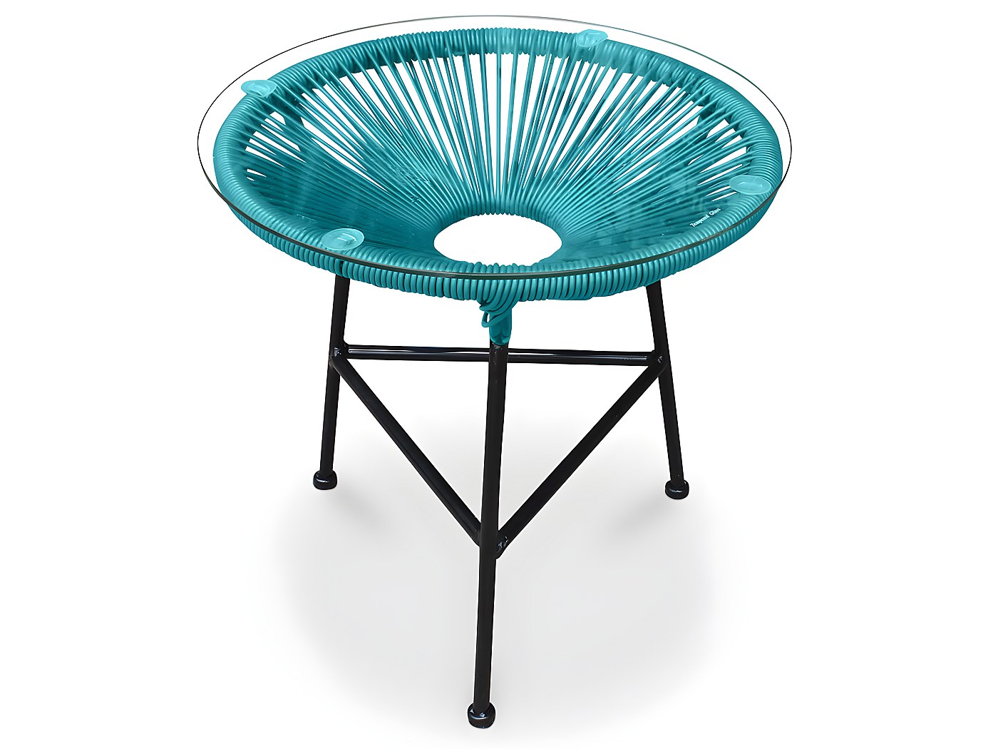 Table de Jardin - Table d'Appoint - Acapulco Turquoise