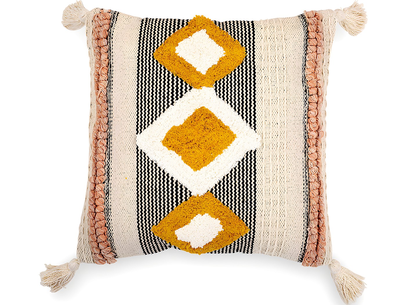 Cojín Estilo Boho Bali - Funda y Relleno - Mabel